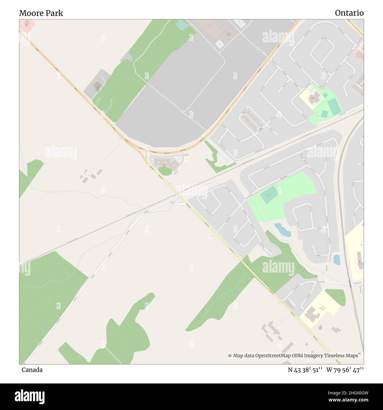 Map of moore hi-res stock photography and images - Alamy