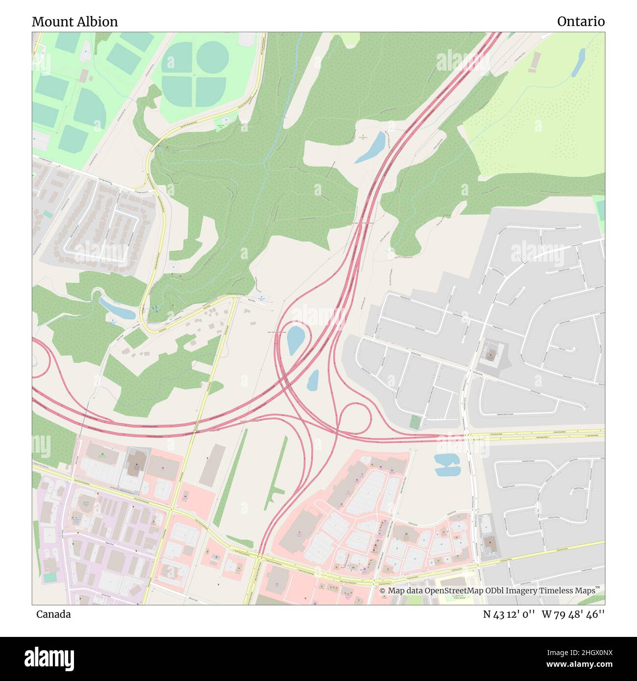 Map of albion hi-res stock photography and images - Alamy