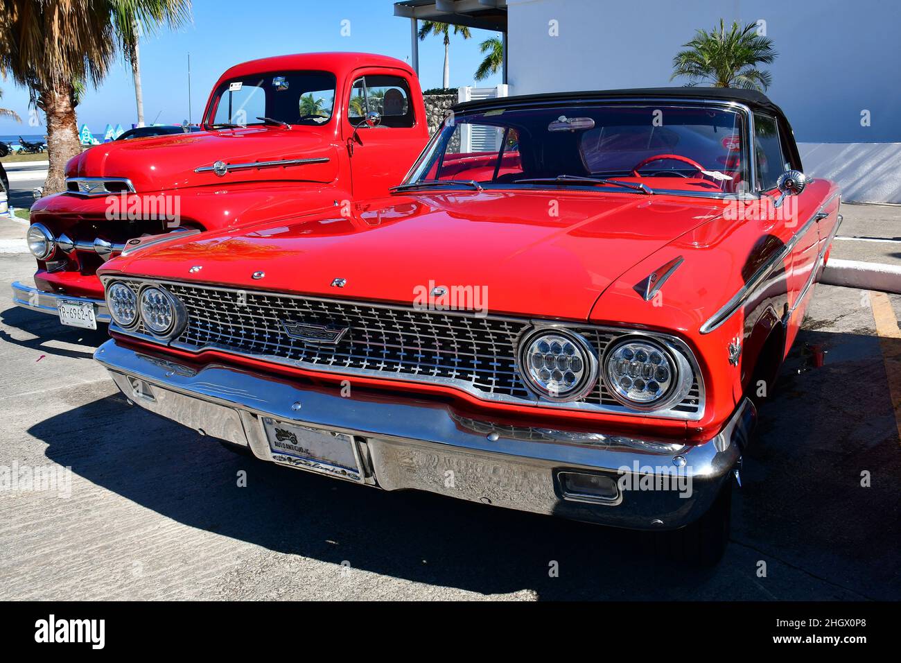Ford Galaxie (1963) vintage car, Mexico, North America Stock Photo - Alamy