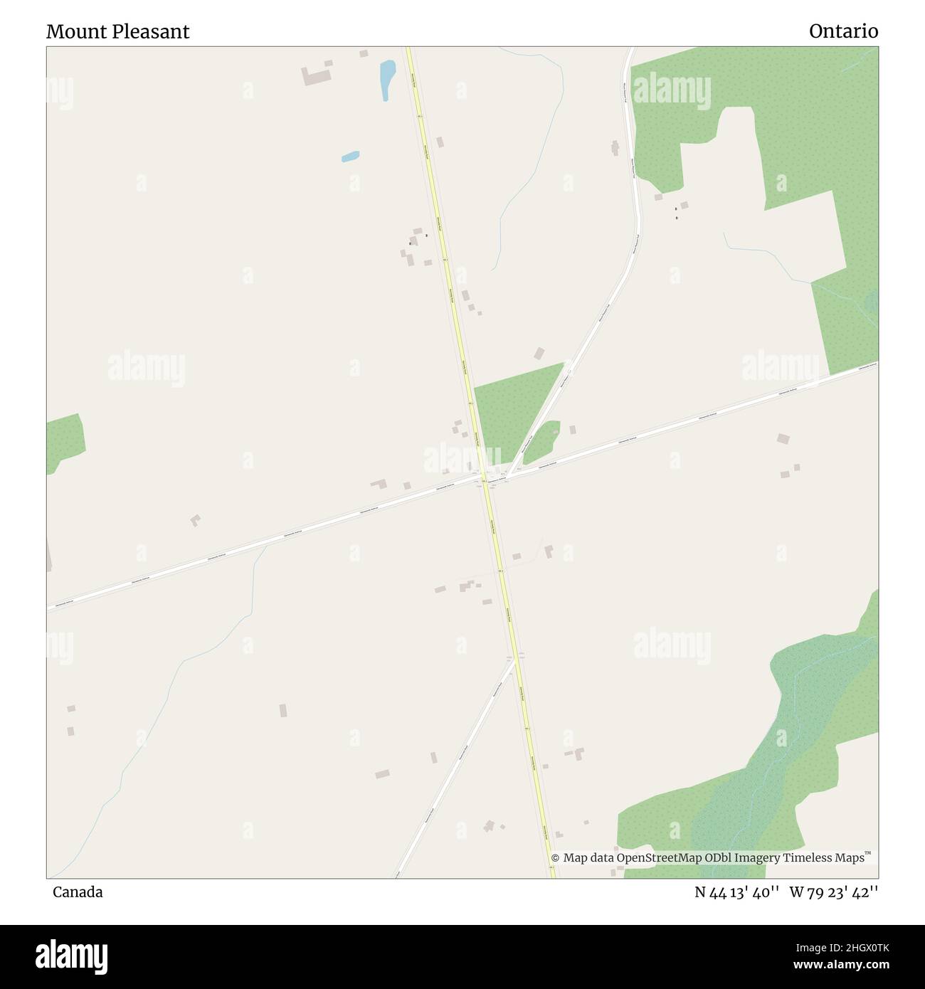 Map of mount pleasant hi-res stock photography and images - Alamy