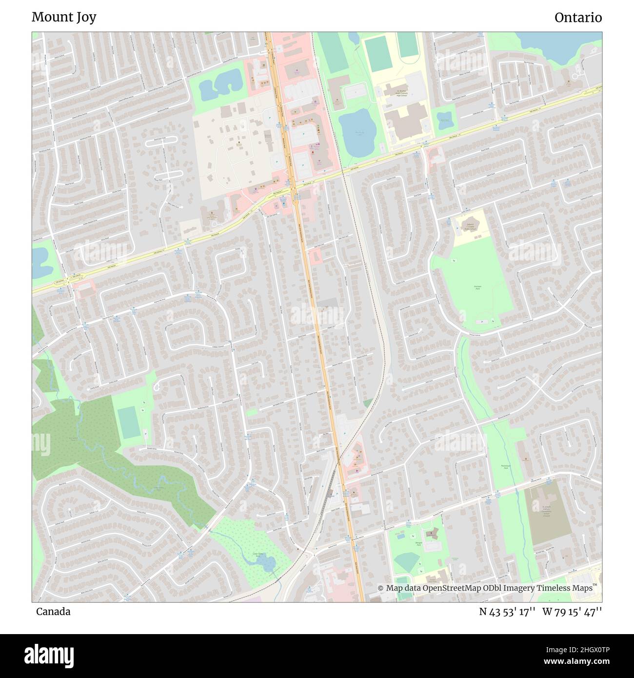 Map of mount joy Cut Out Stock Images & Pictures - Alamy