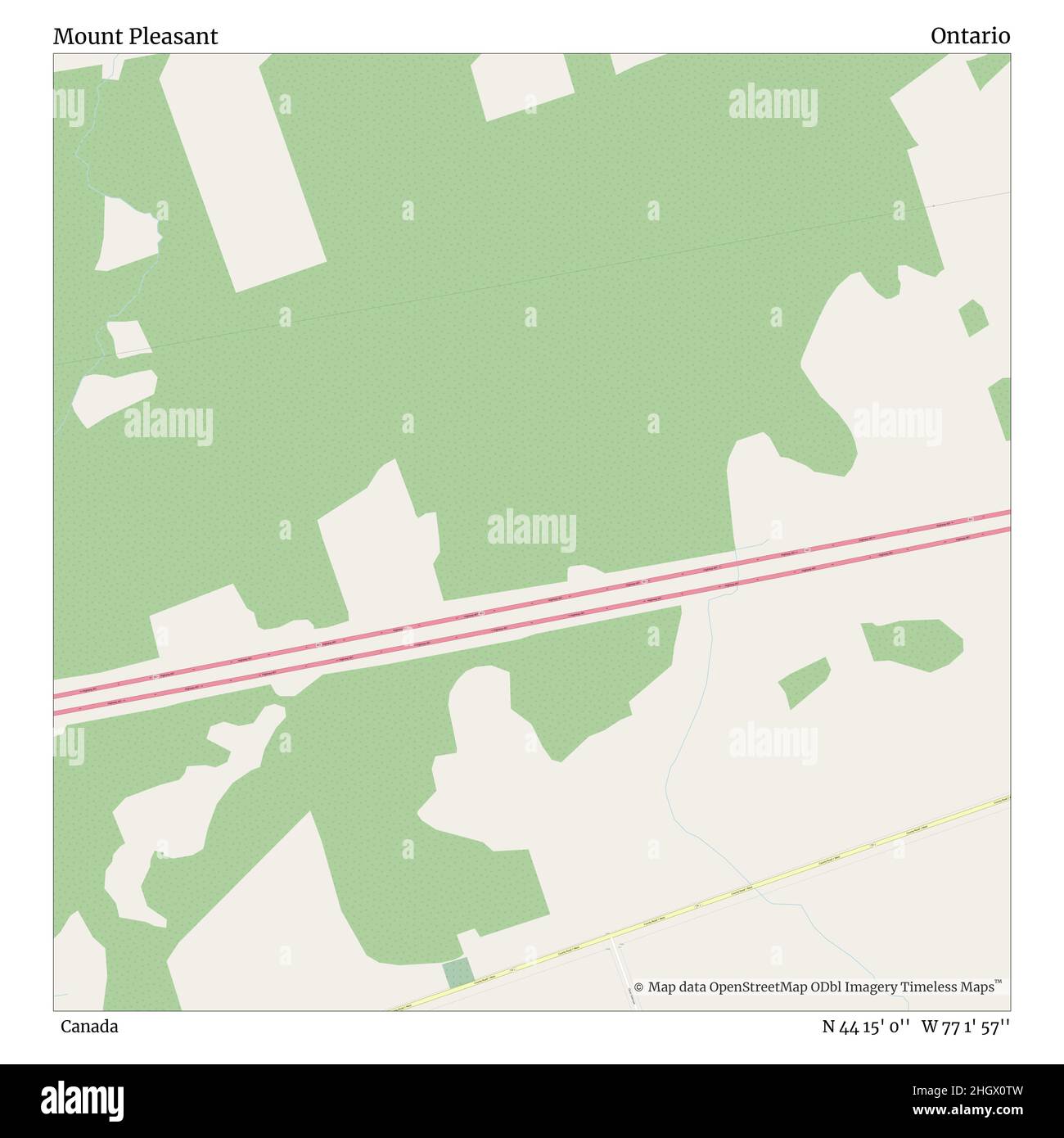 Map of mount pleasant hi-res stock photography and images - Alamy