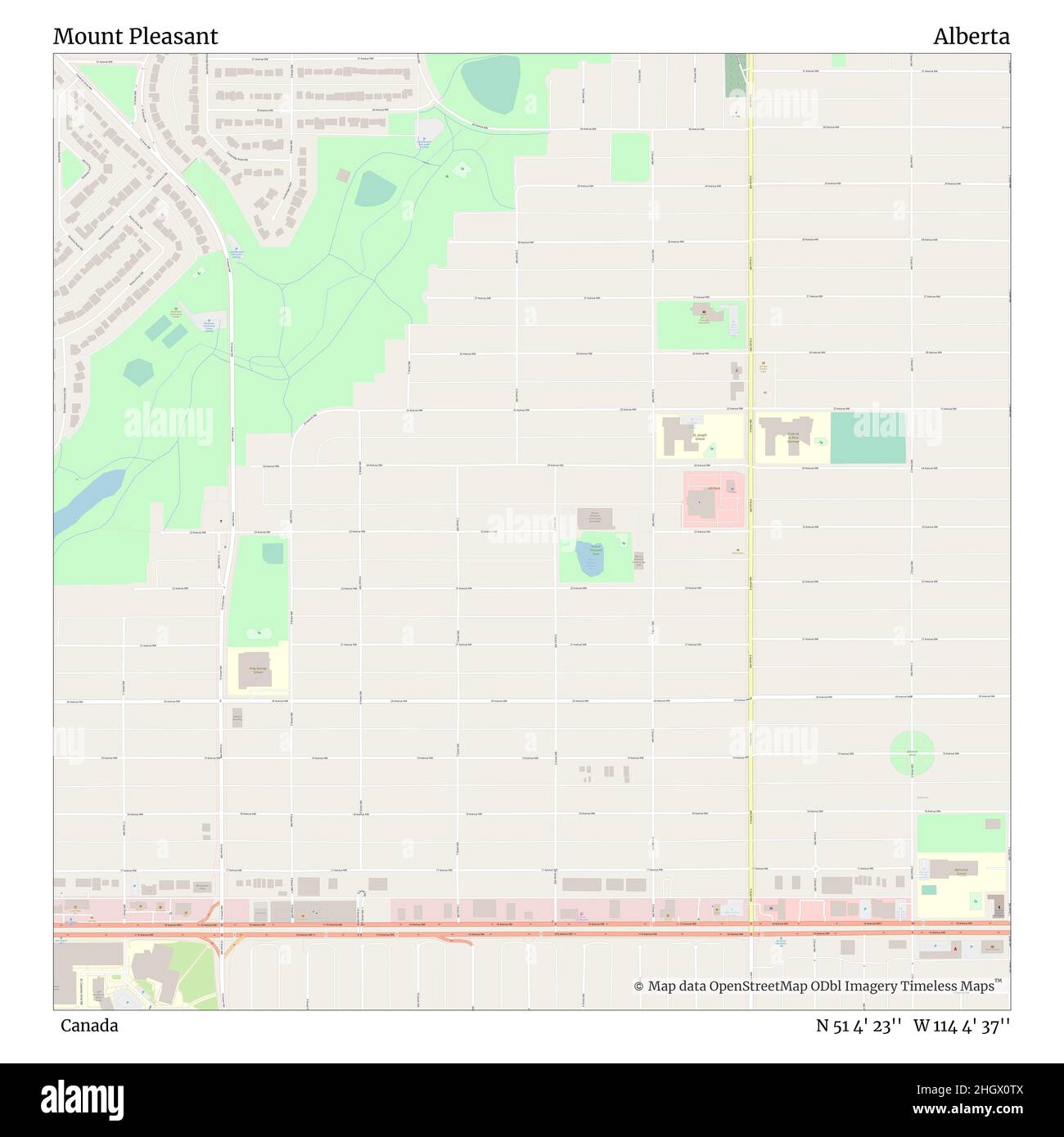 Map of mount pleasant hi-res stock photography and images - Alamy