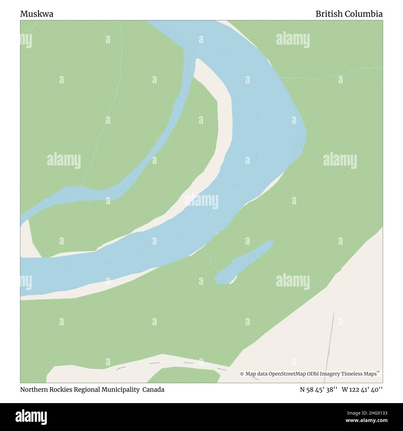 Northern columbia map Cut Out Stock Images & Pictures - Alamy