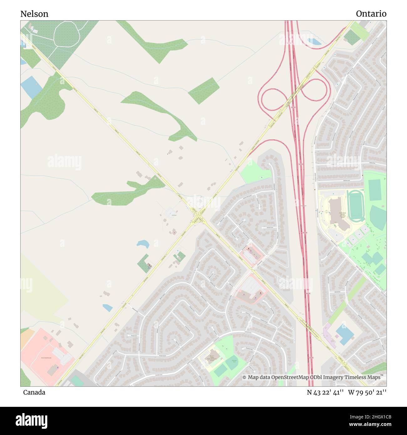 Map of nelson hi-res stock photography and images - Alamy