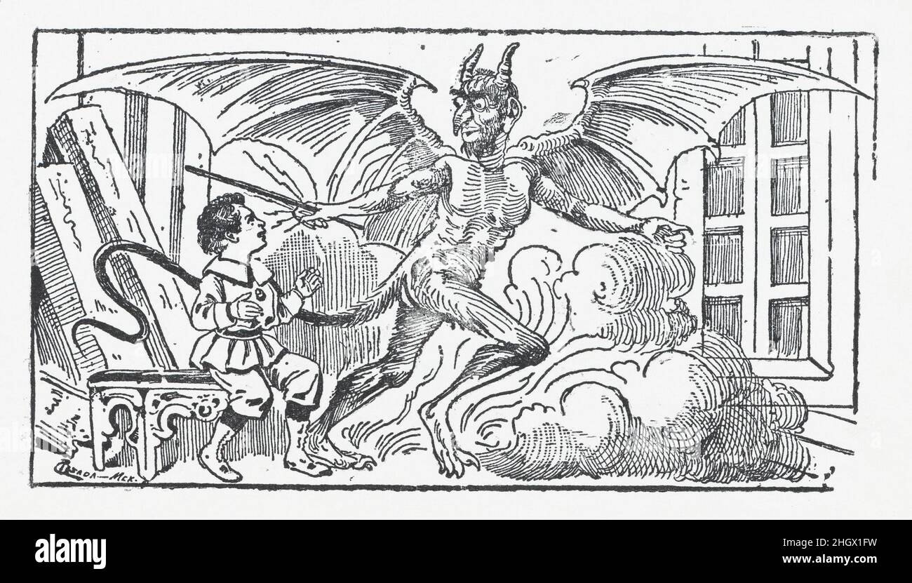 Old Demon Illustration