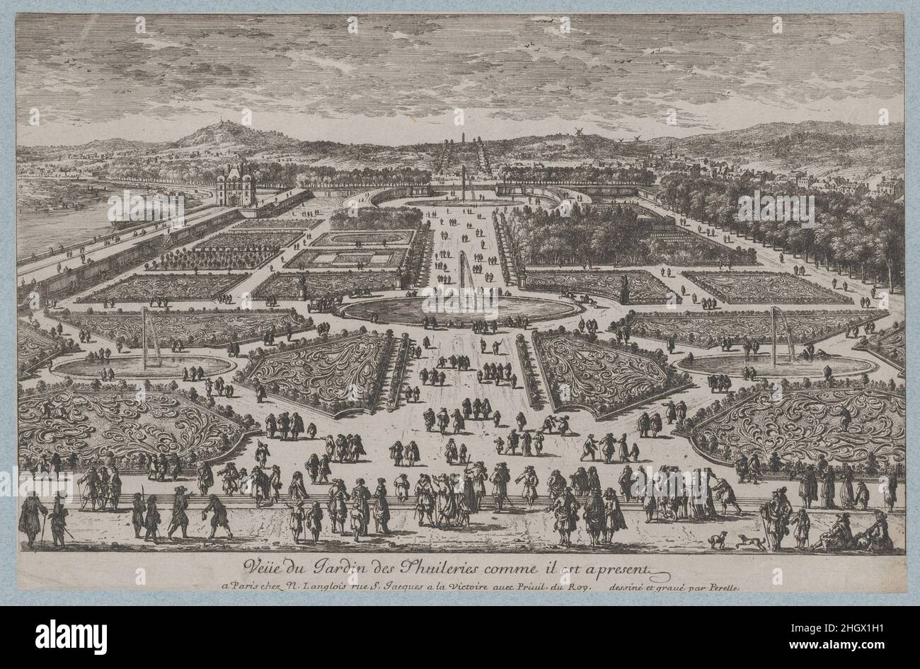 The Tuileries Garden 1680 Adam Perelle. The Tuileries Garden. Adam ...