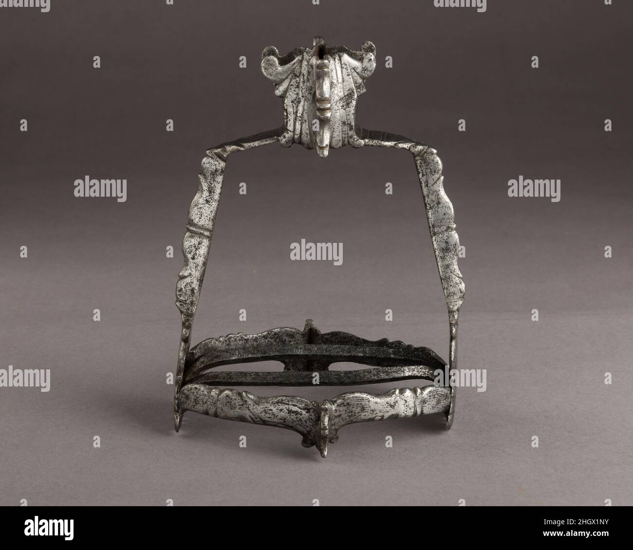 Stirrup late 17th century German This type of cut edge decoration, with ...