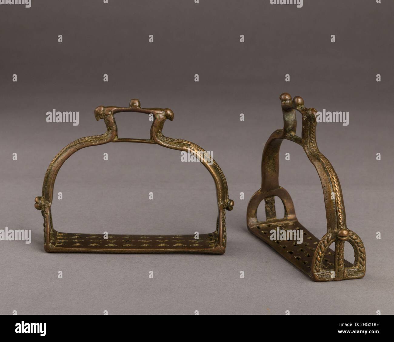 Pair of Stirrups 18th–19th century Indian, Central or South India. Pair ...
