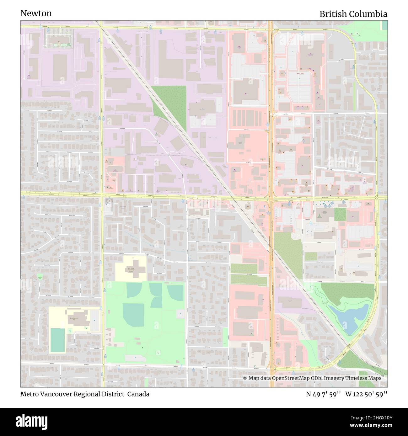 Vancouver metro map hi-res stock photography and images - Alamy