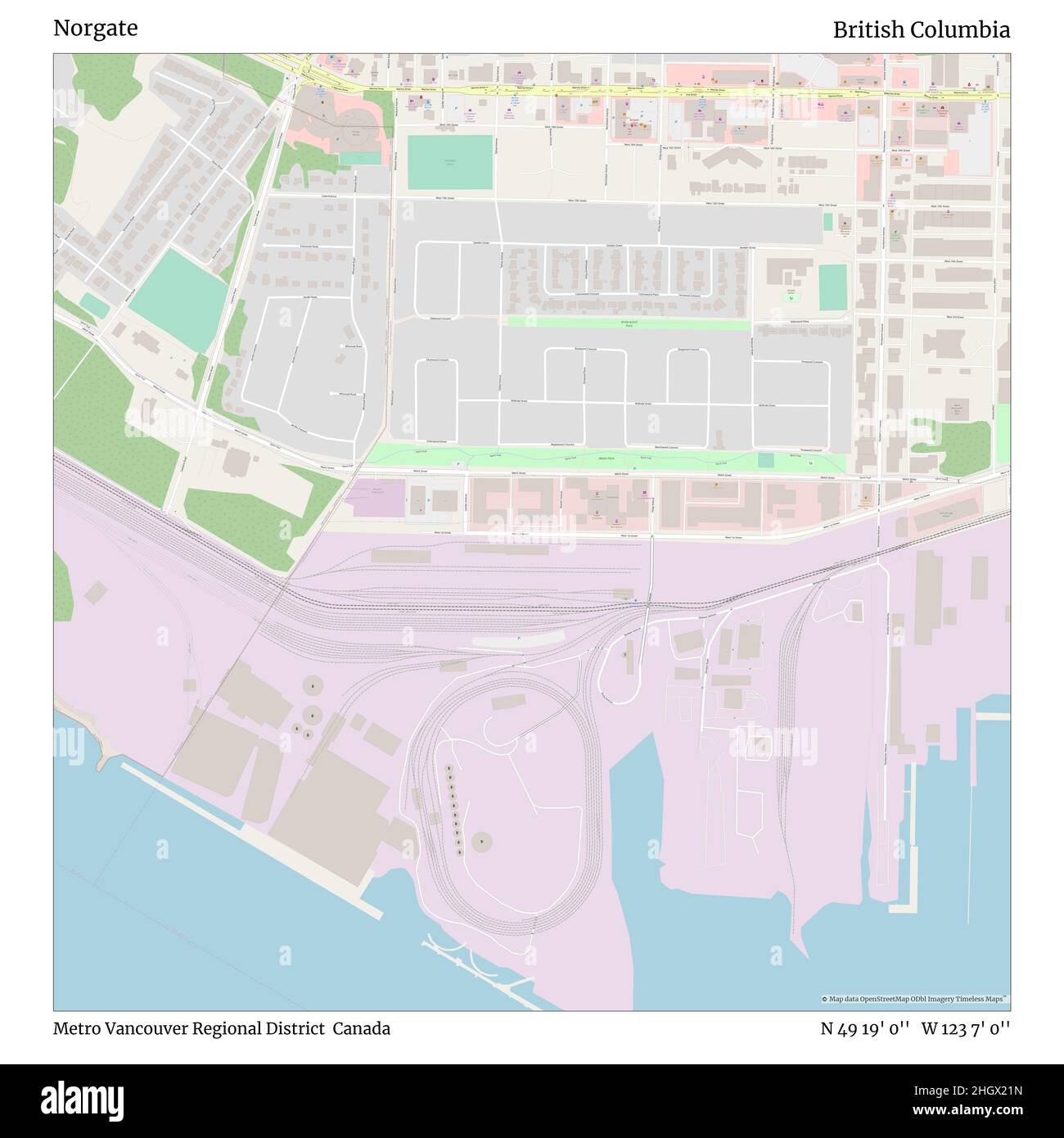 Map of norgate hi-res stock photography and images - Alamy