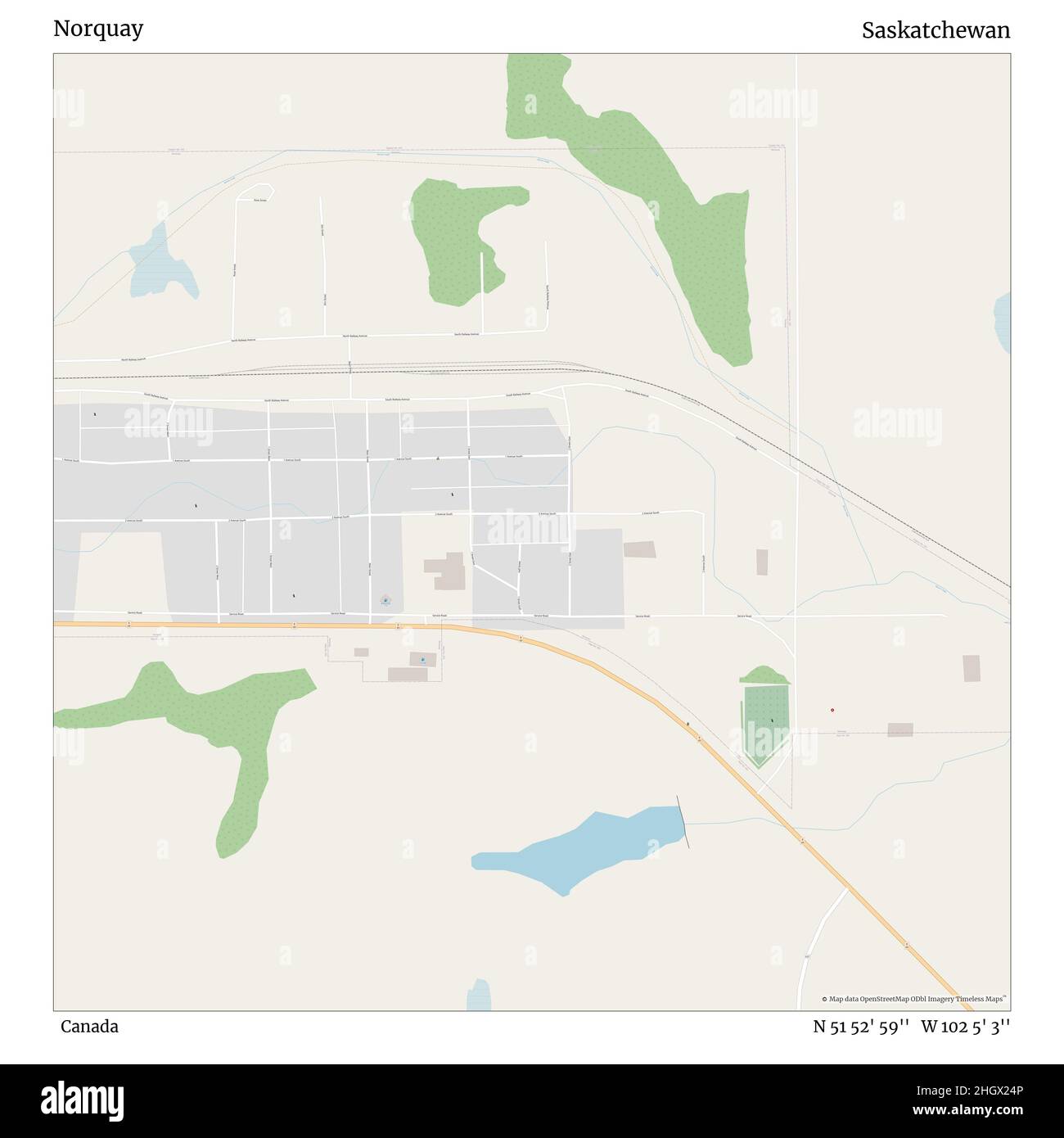 Map of norquay hi-res stock photography and images - Alamy