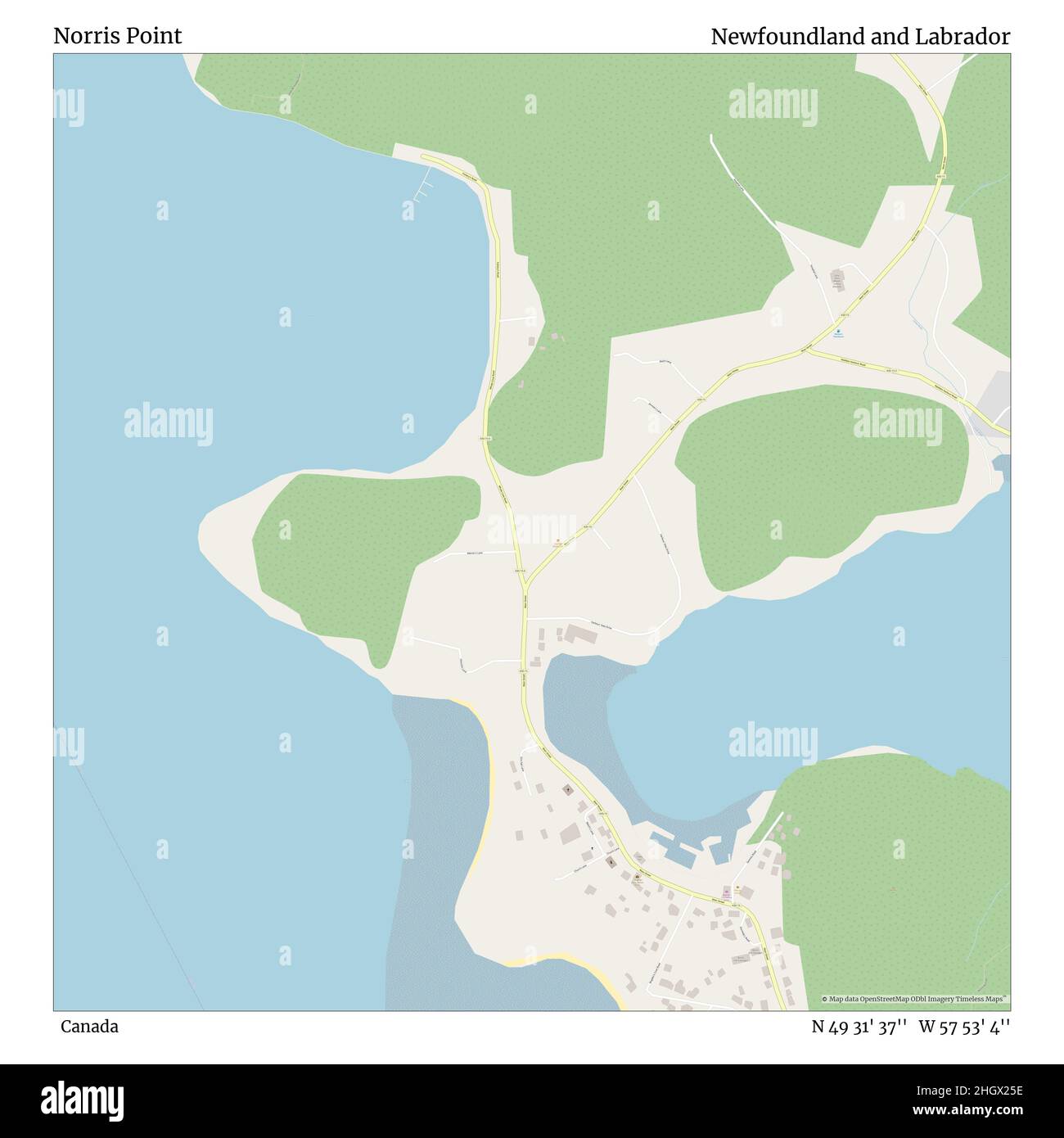 Norris Point, Canada, Newfoundland and Labrador, N 49 31' 37'', W 57 53 ...