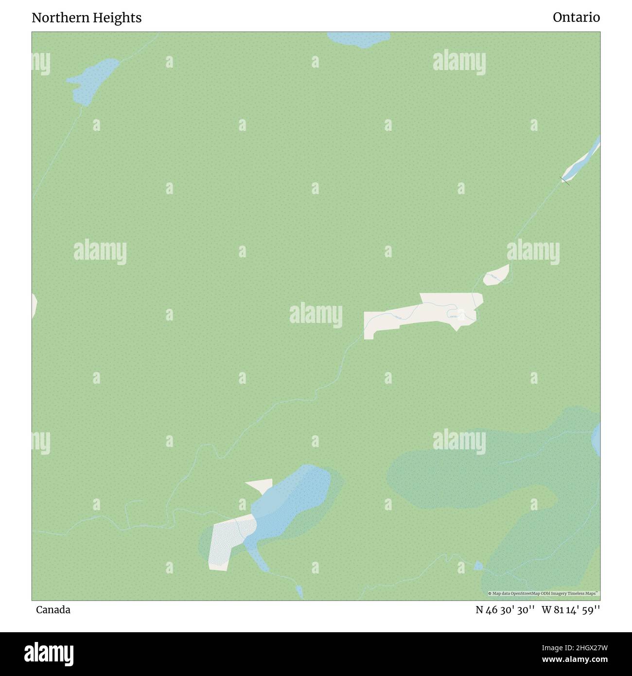 Map of northern canada hi-res stock photography and images - Alamy