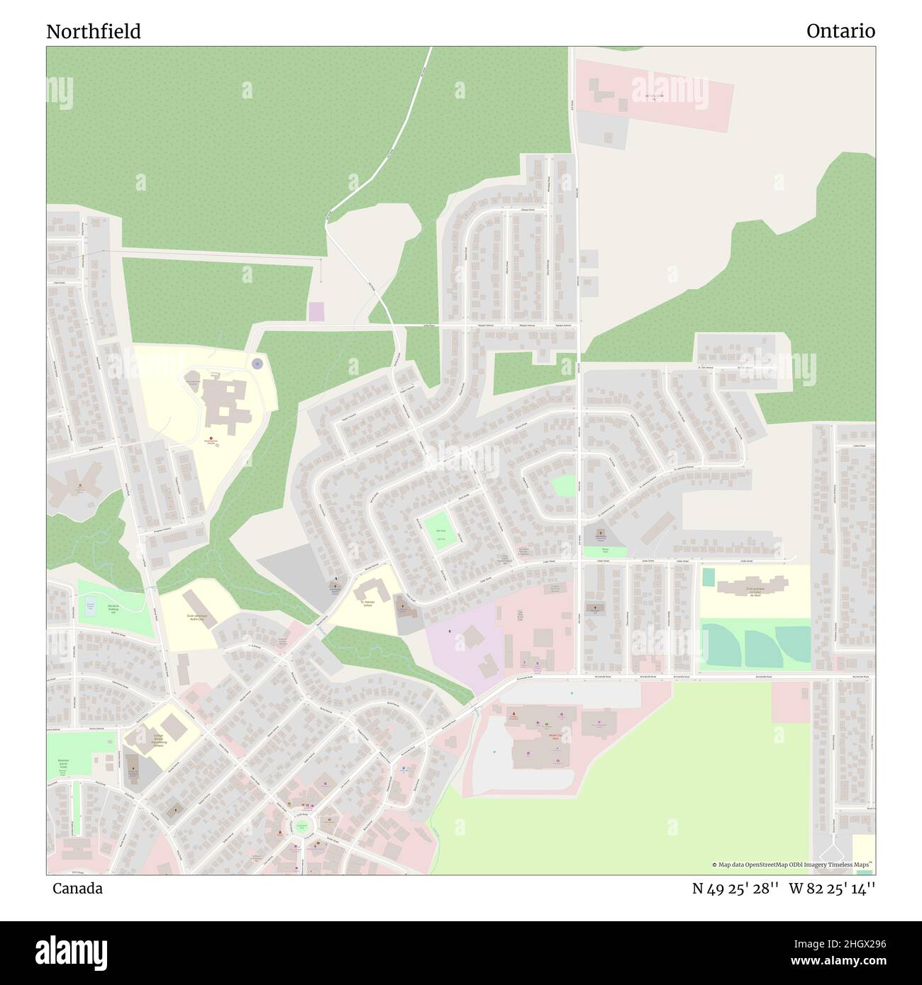 Northfield map Cut Out Stock Images & Pictures - Alamy