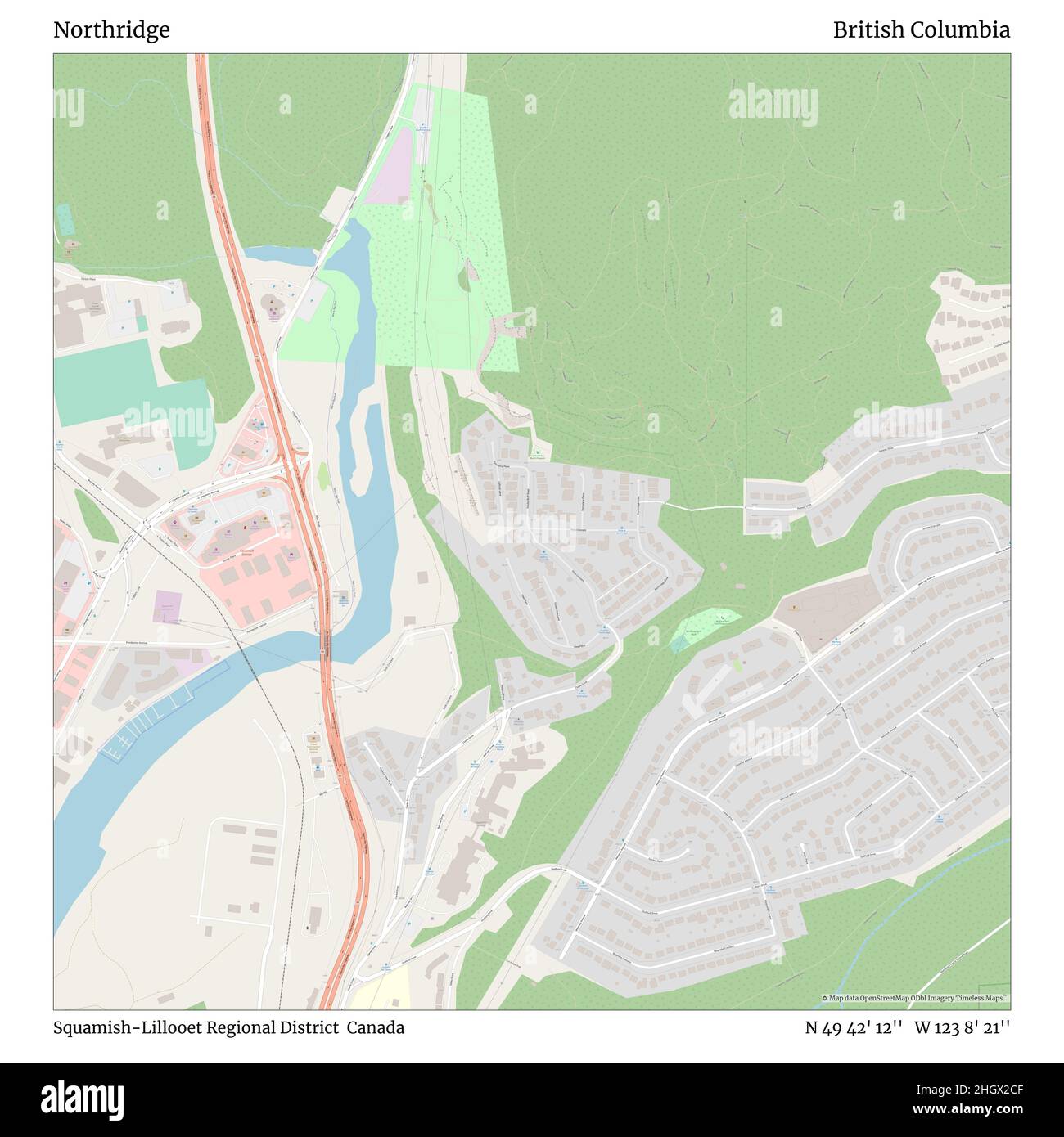 Map of lillooet hi-res stock photography and images - Alamy