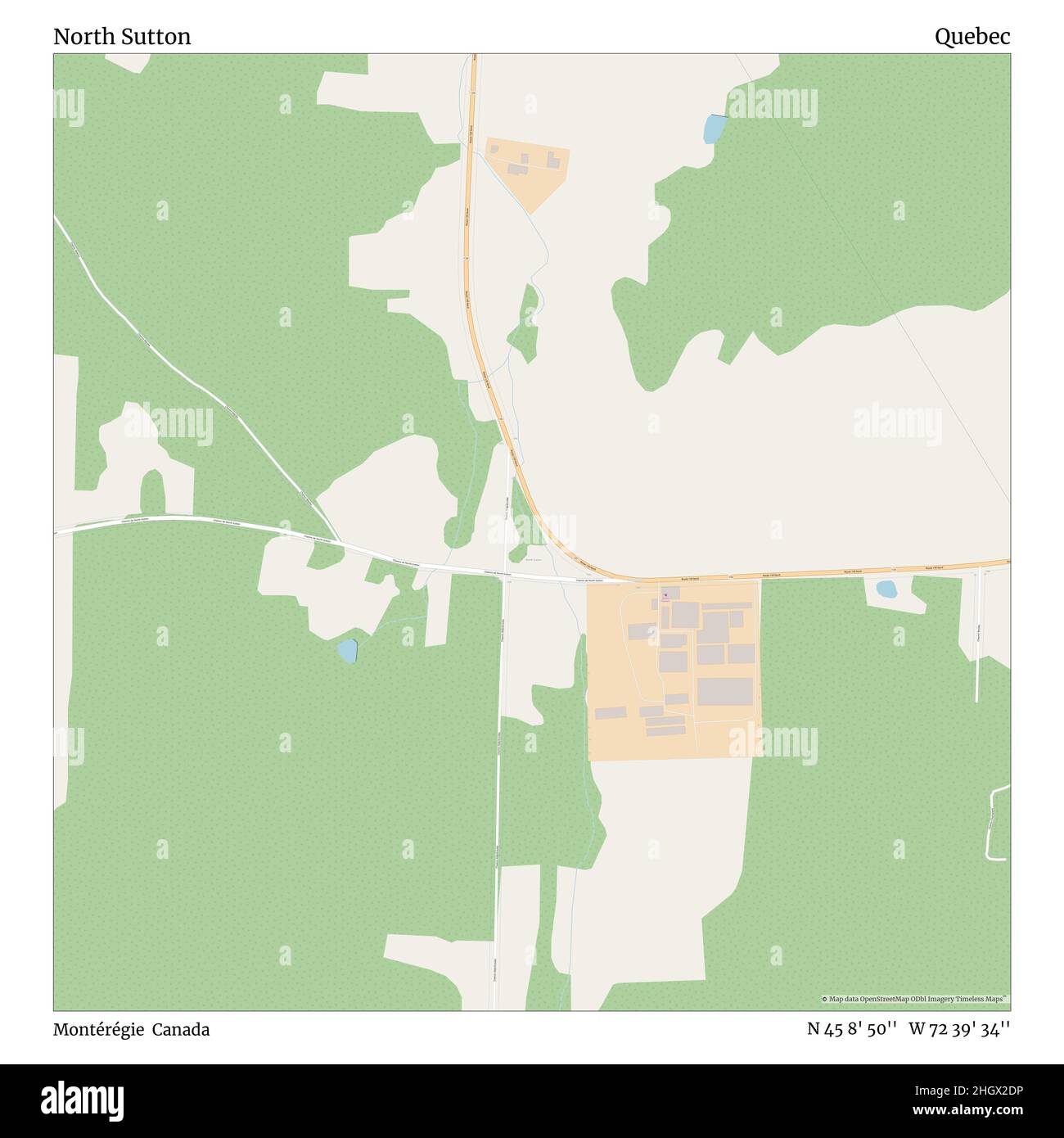 North Sutton, Montérégie, Canada, Quebec, N 45 8' 50'', W 72 39' 34 ...