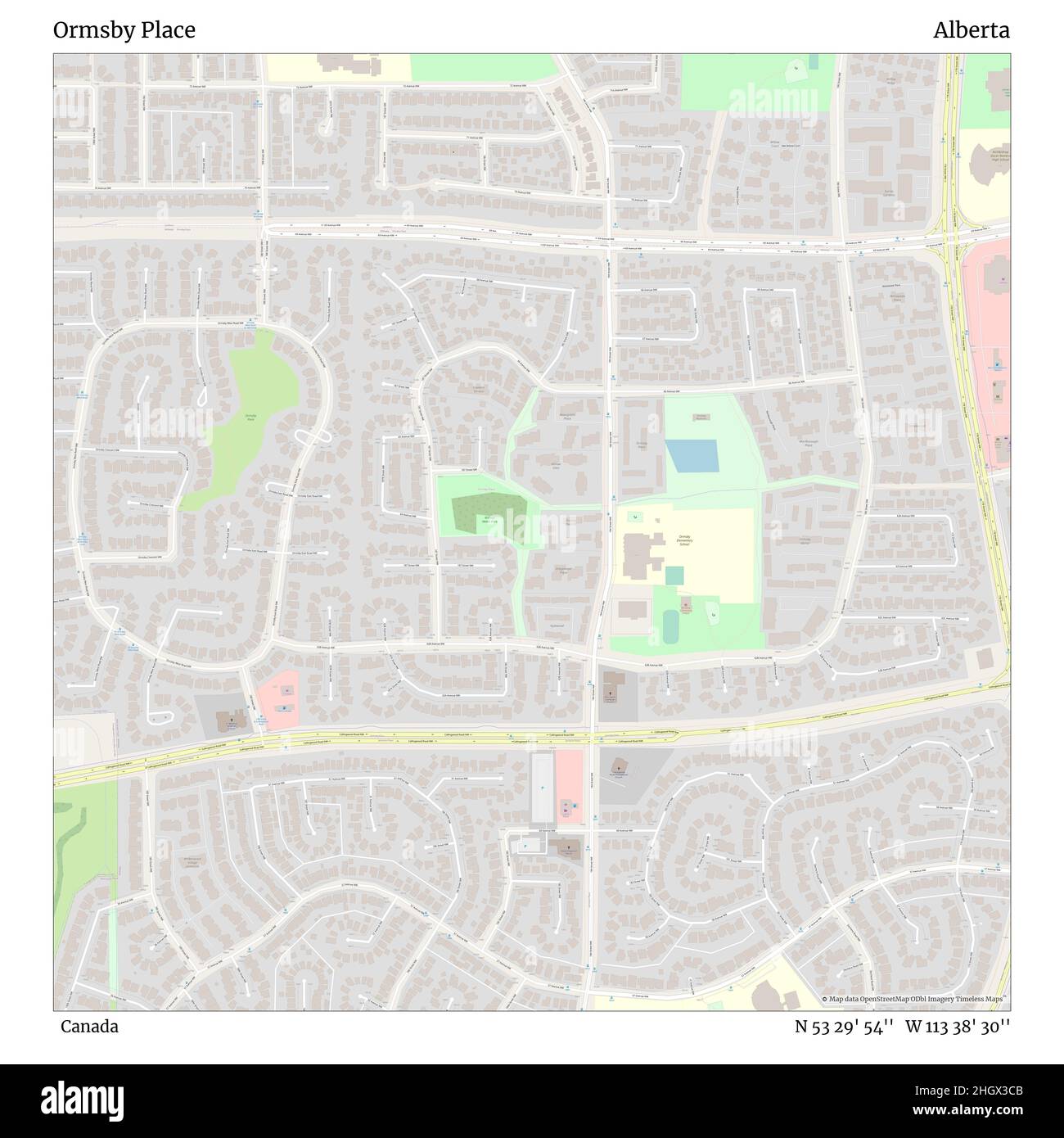 Map of ormsby Cut Out Stock Images & Pictures - Alamy