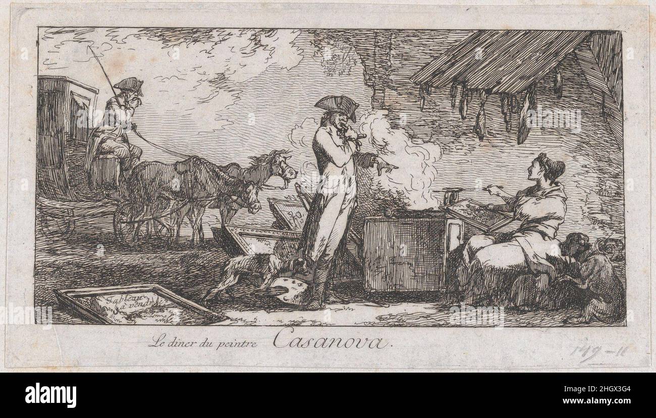 The Dinner of the Painter Casanova possibly 18th century Possibly ...