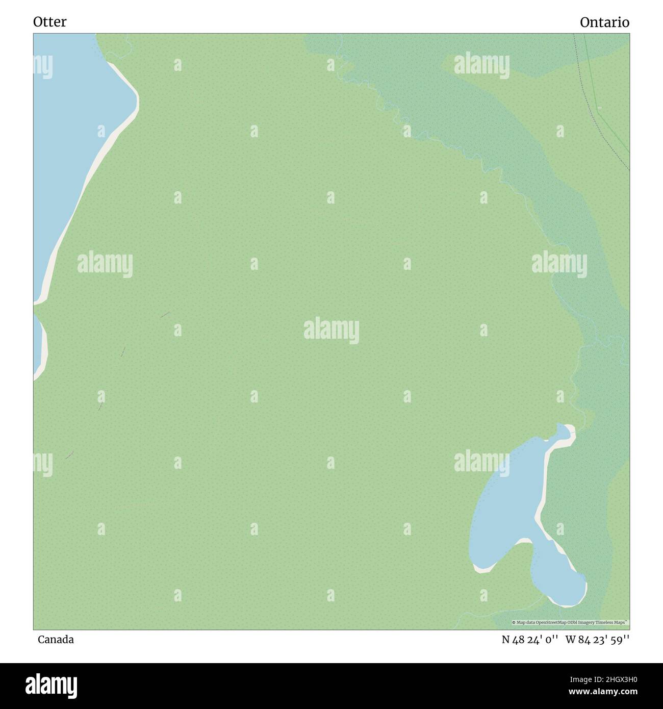 Map of otter hi-res stock photography and images - Alamy