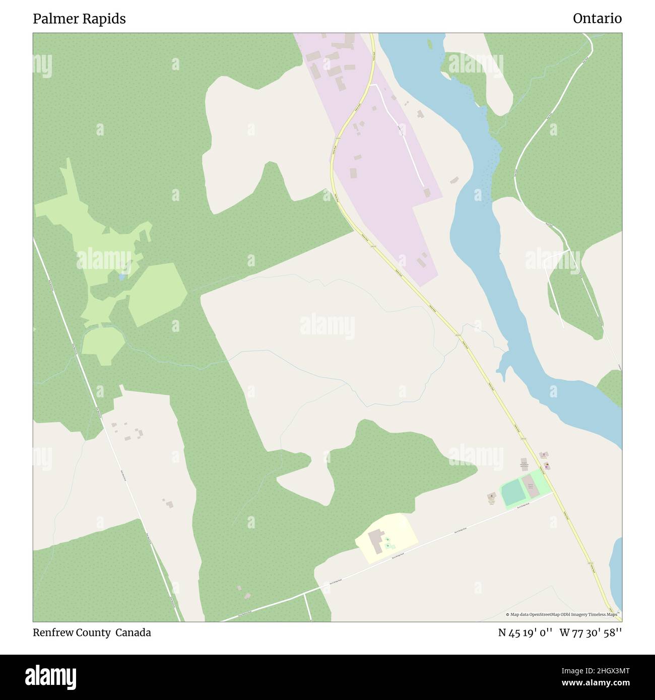 Map of palmer hi-res stock photography and images - Alamy