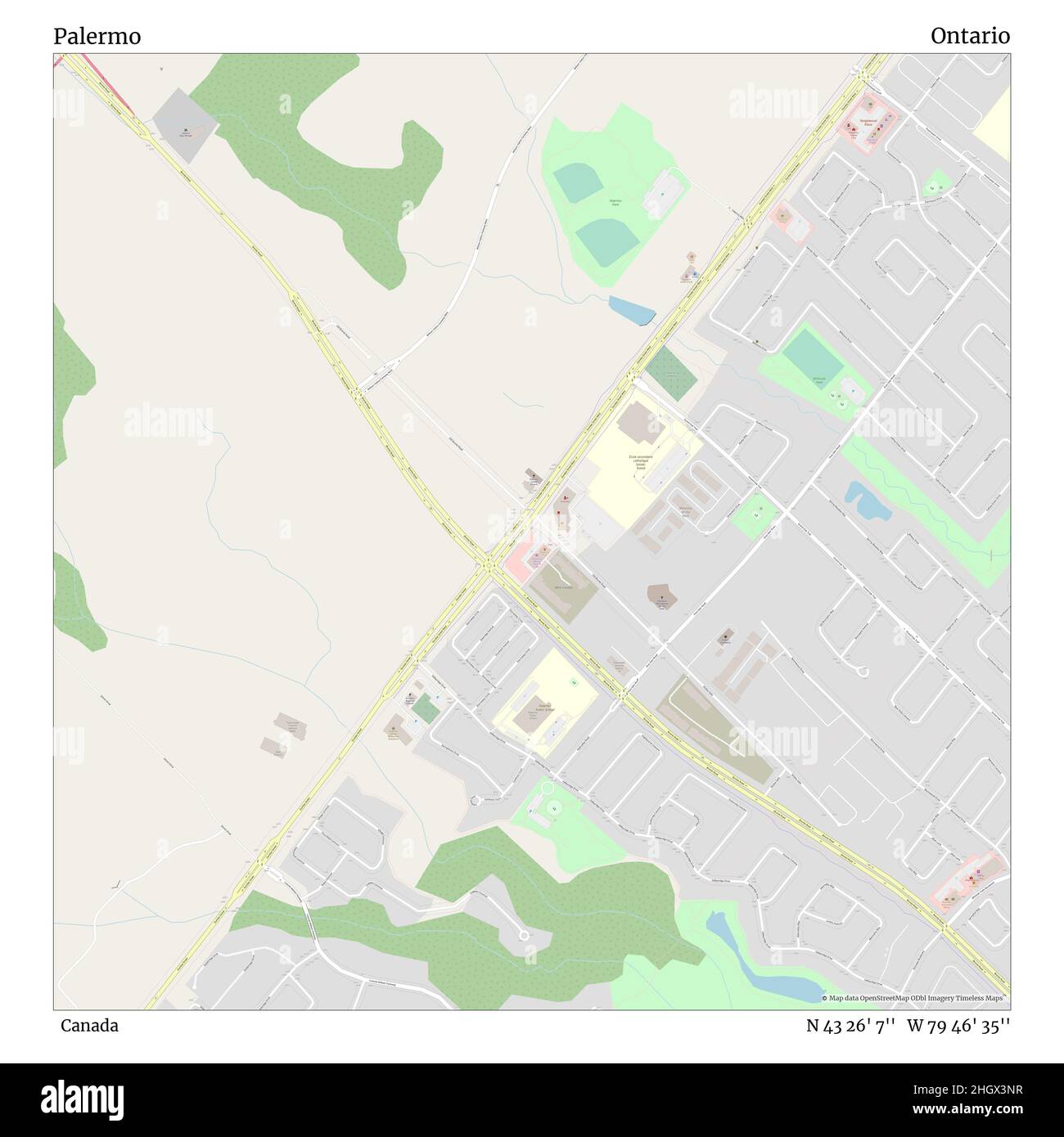 Palermo map hi-res stock photography and images - Alamy