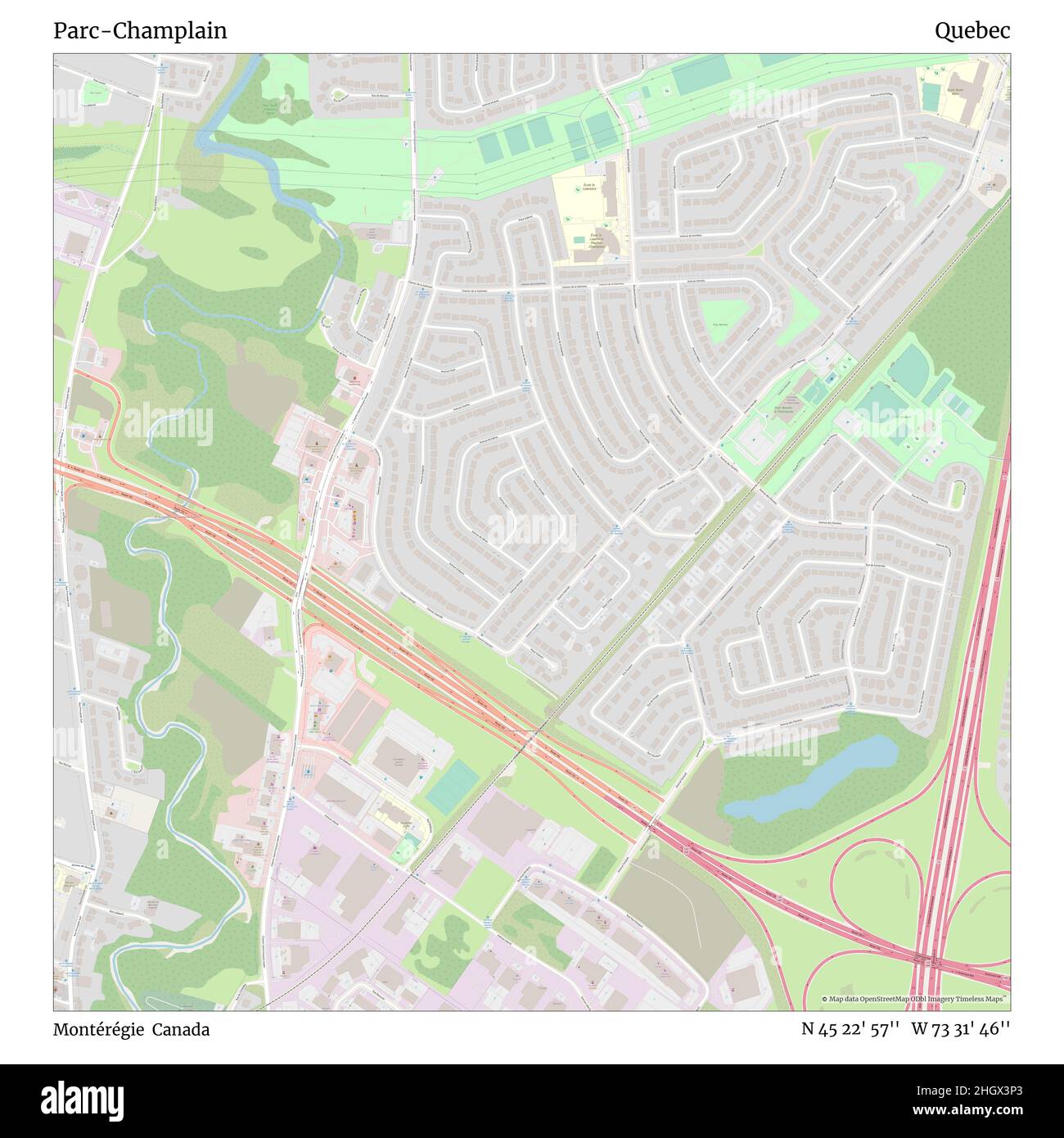 Parc-Champlain, Montérégie, Canada, Quebec, N 45 22' 57'', W 73 31' 46 ...