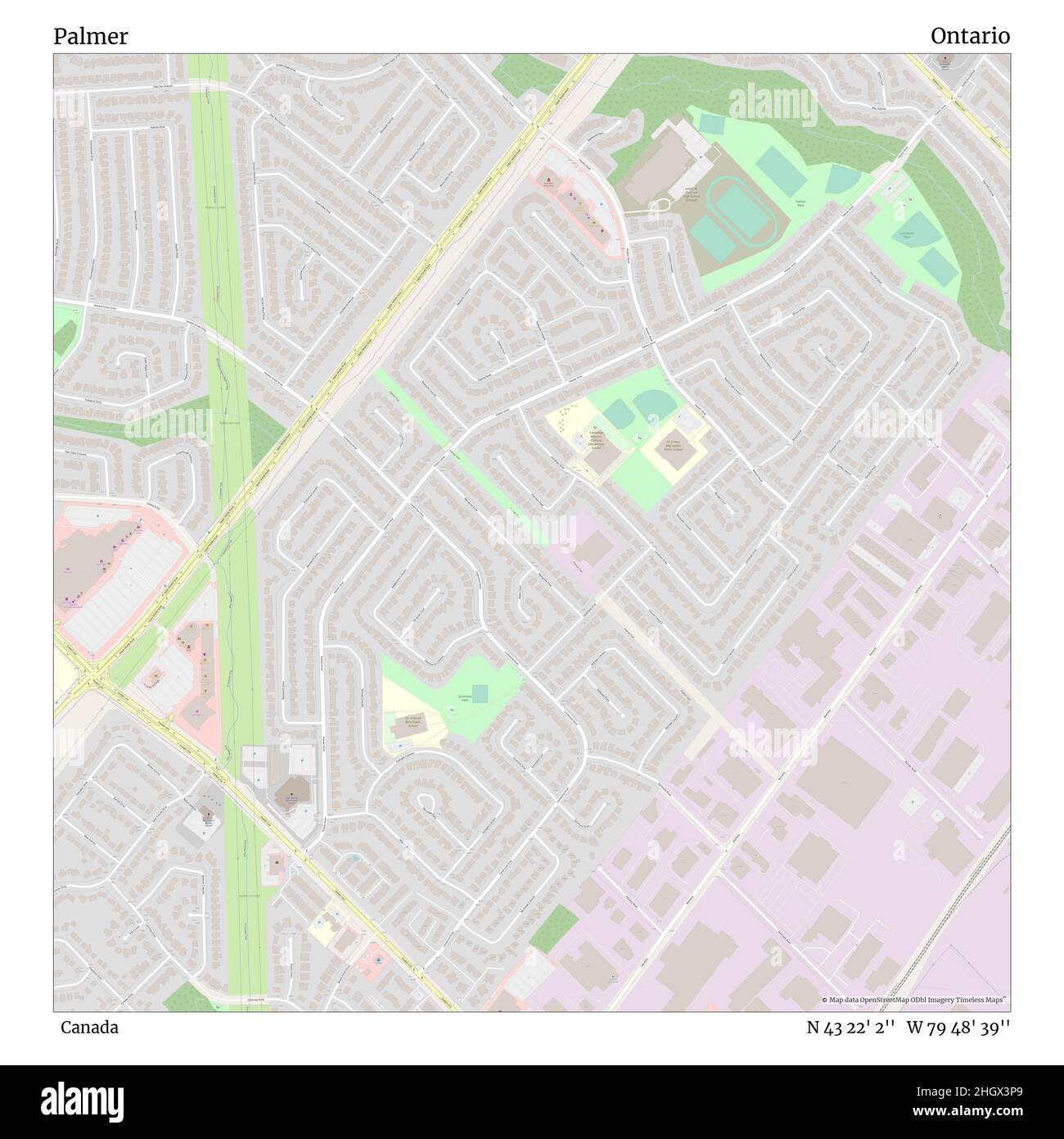 Map of palmer hi-res stock photography and images - Alamy