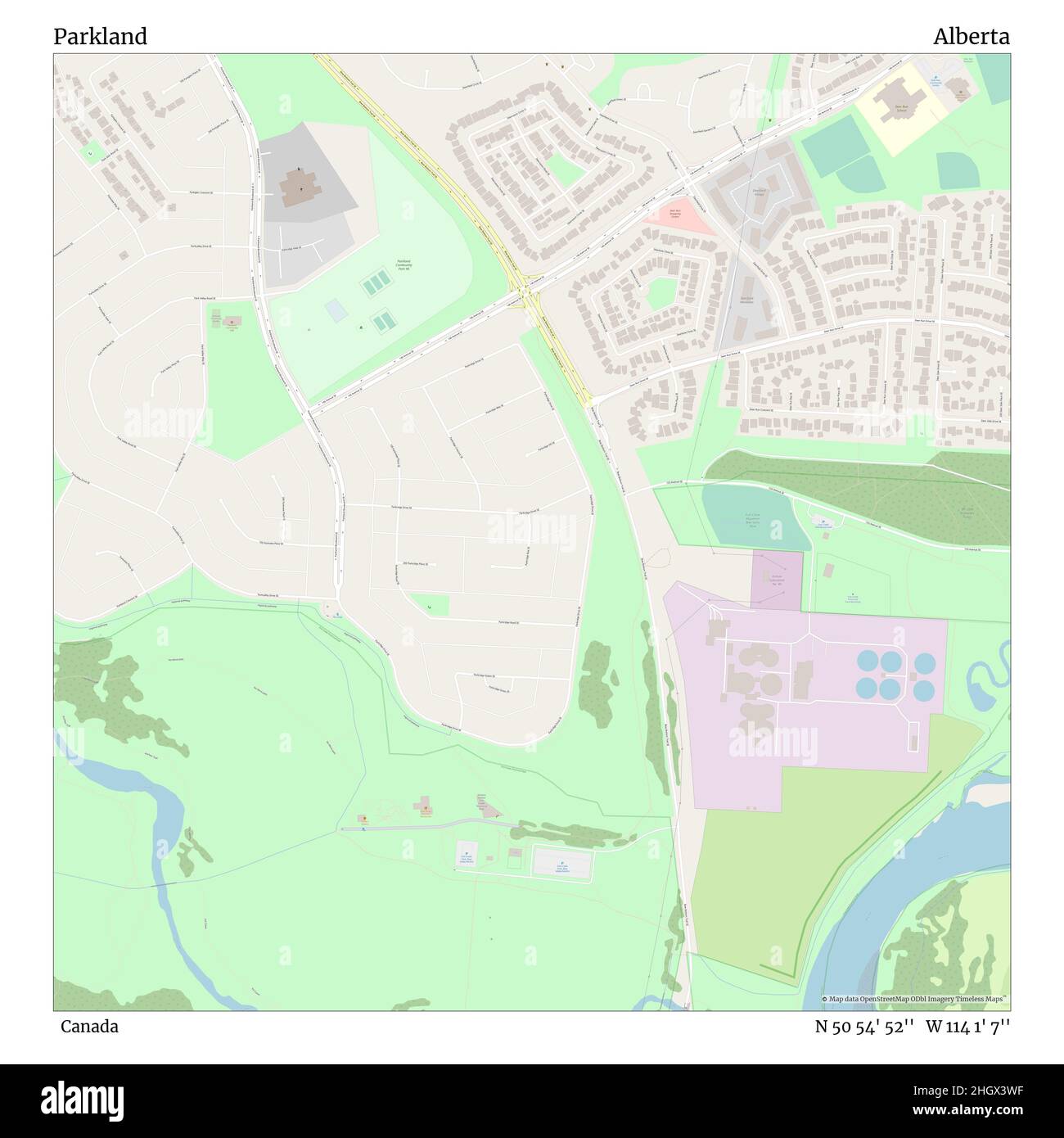 Map of parkland Cut Out Stock Images & Pictures - Alamy