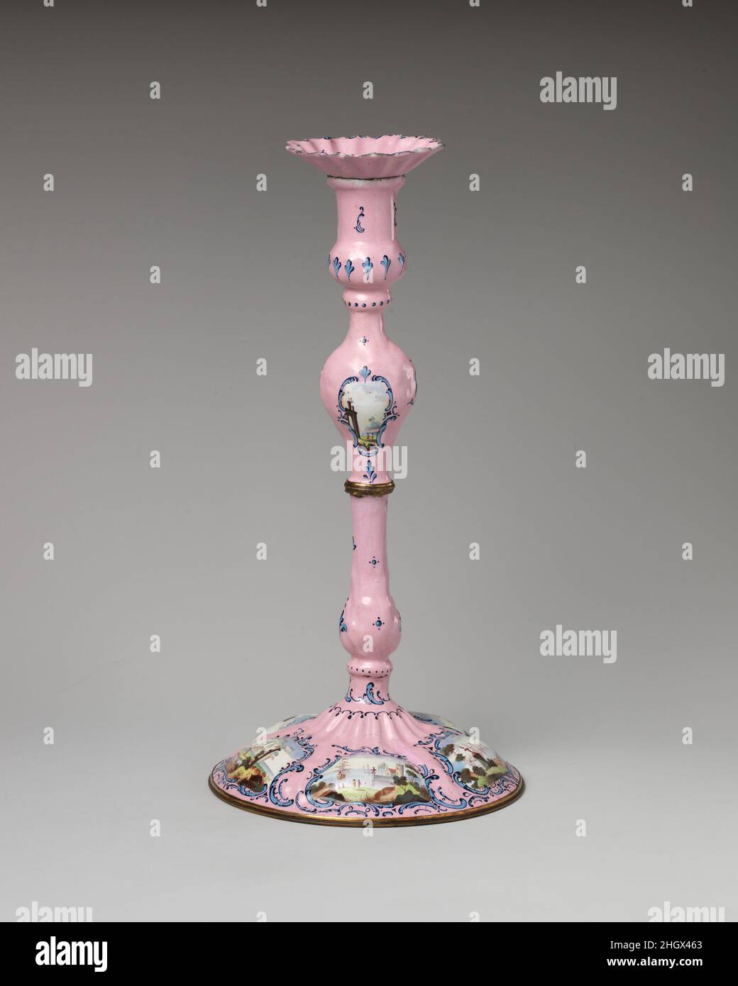 Candlestick 1700–1800. Candlestick. 1700–1800. Copper, enamel. Made in ...