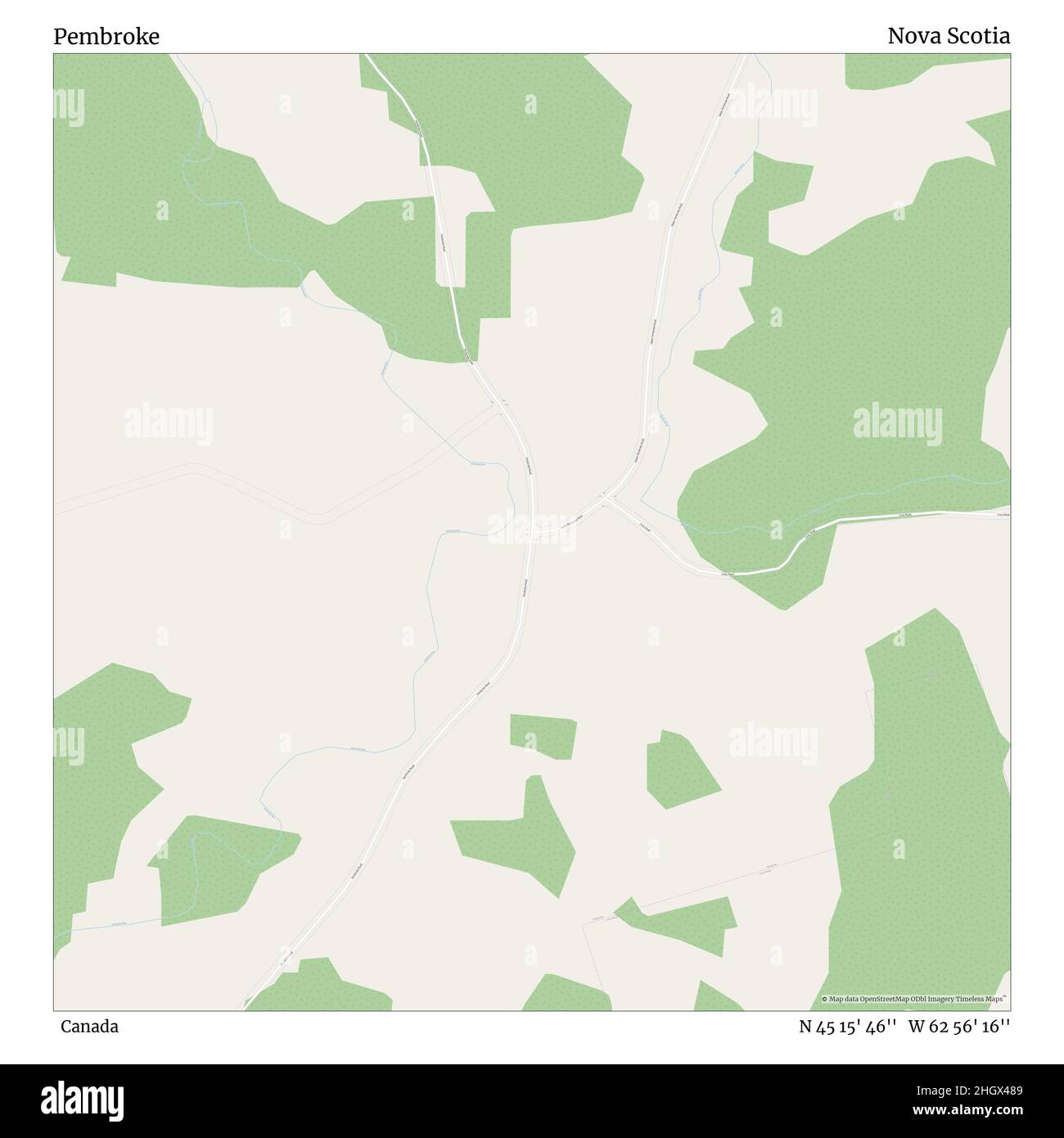 Map of pembroke hi-res stock photography and images - Alamy