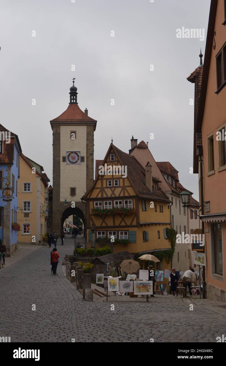 This is Ploenlein in Rothenburg, Germany. This city is the last of ...