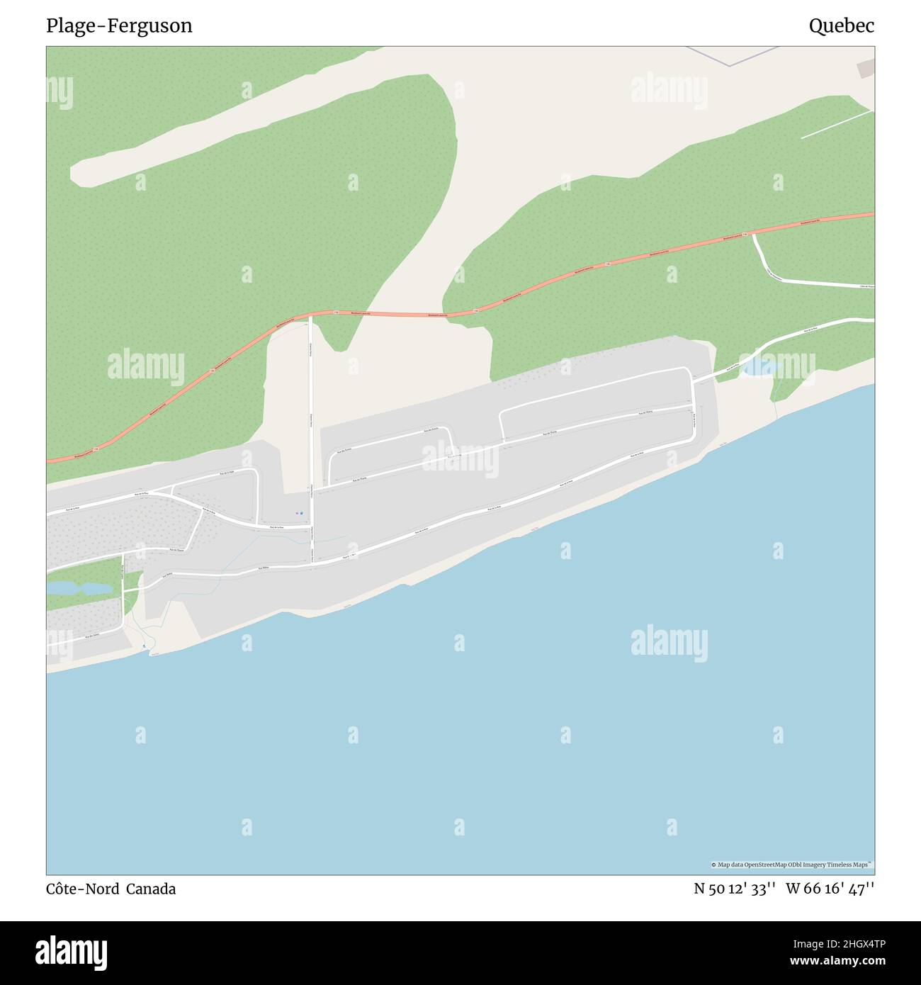 Plage-Ferguson, Côte-Nord, Canada, Quebec, N 50 12' 33'', W 66 16' 47 ...