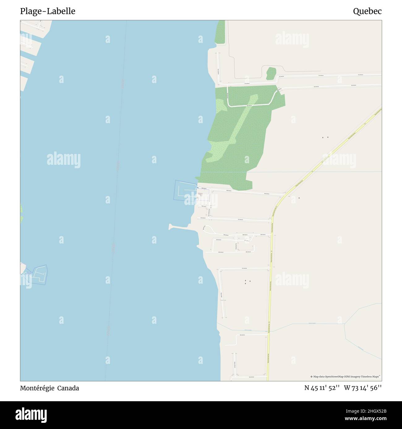 Map of labelle hi-res stock photography and images - Alamy