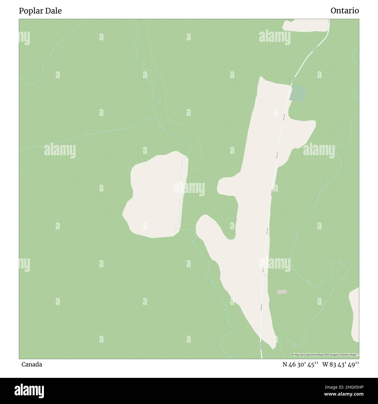 Map of poplar hi-res stock photography and images - Alamy