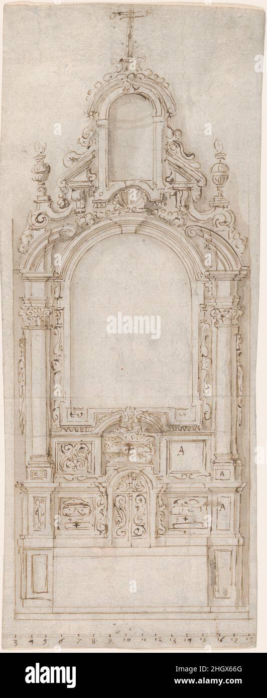 Design for an Altar 17th century Anonymous, Flemish, 17th century ...