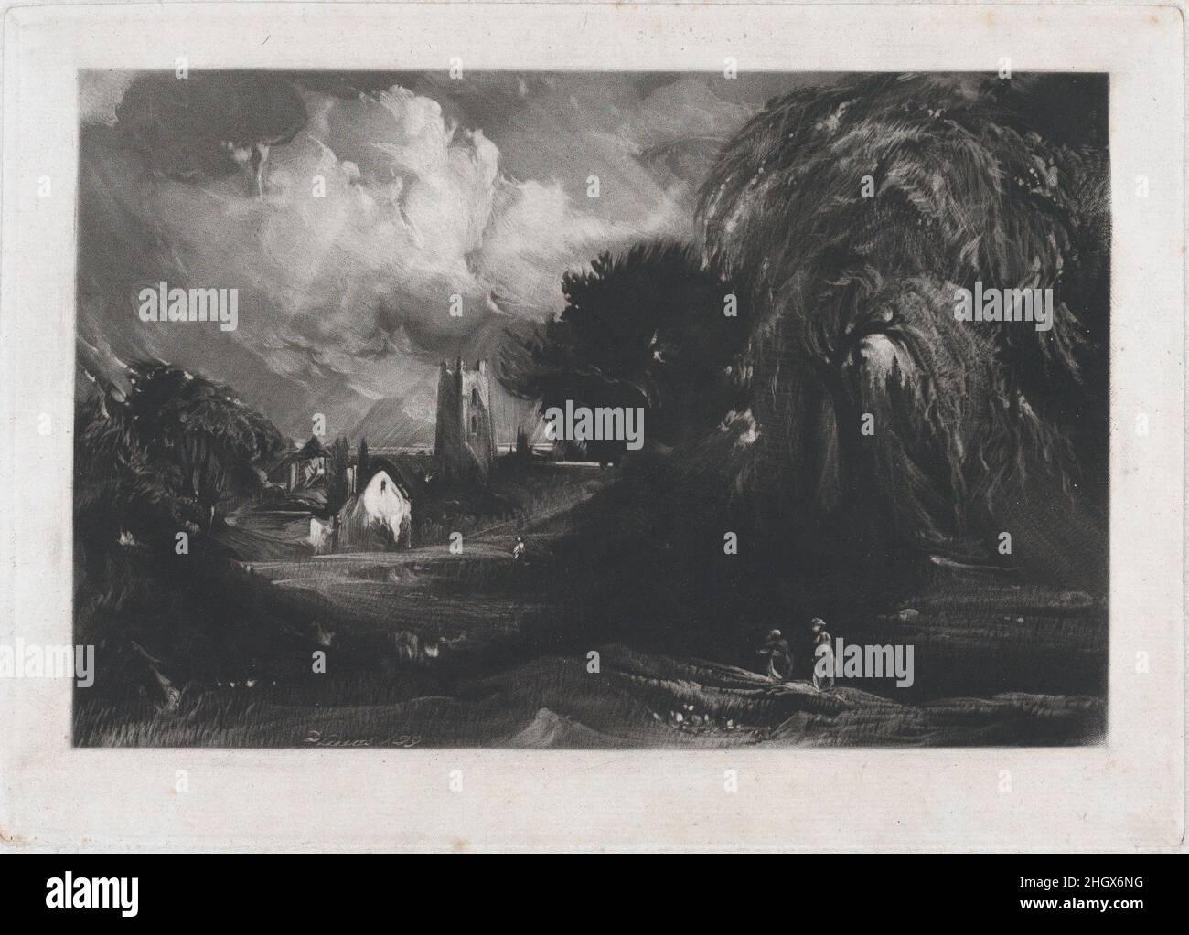 Stoke-by-Neyland 1829 David Lucas British In 1827, Constable began work ...