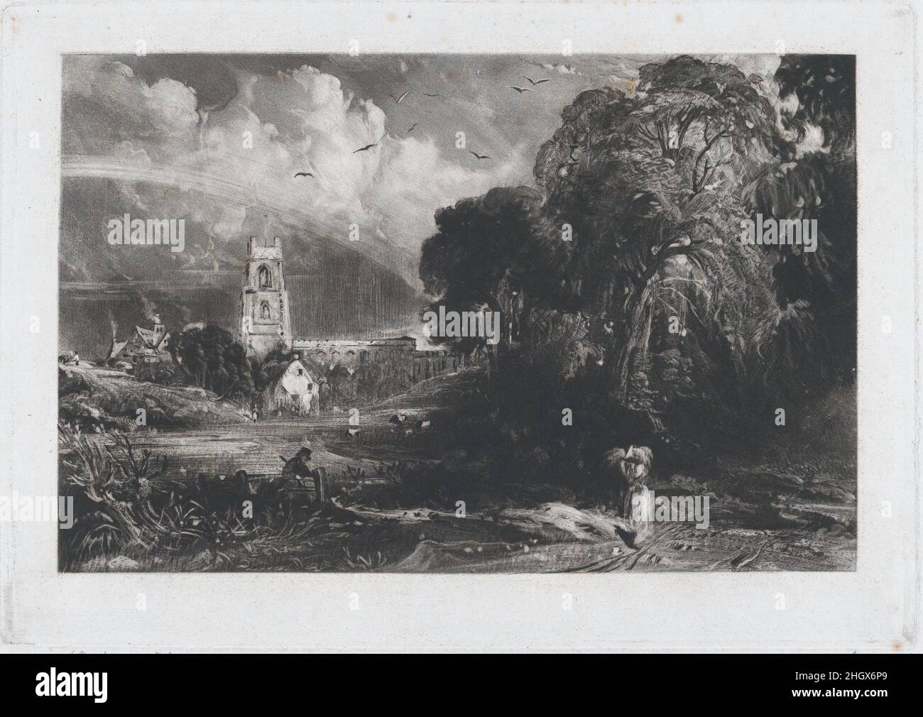 Stoke-by-Neyland 1829 David Lucas British In 1827, Constable began work ...