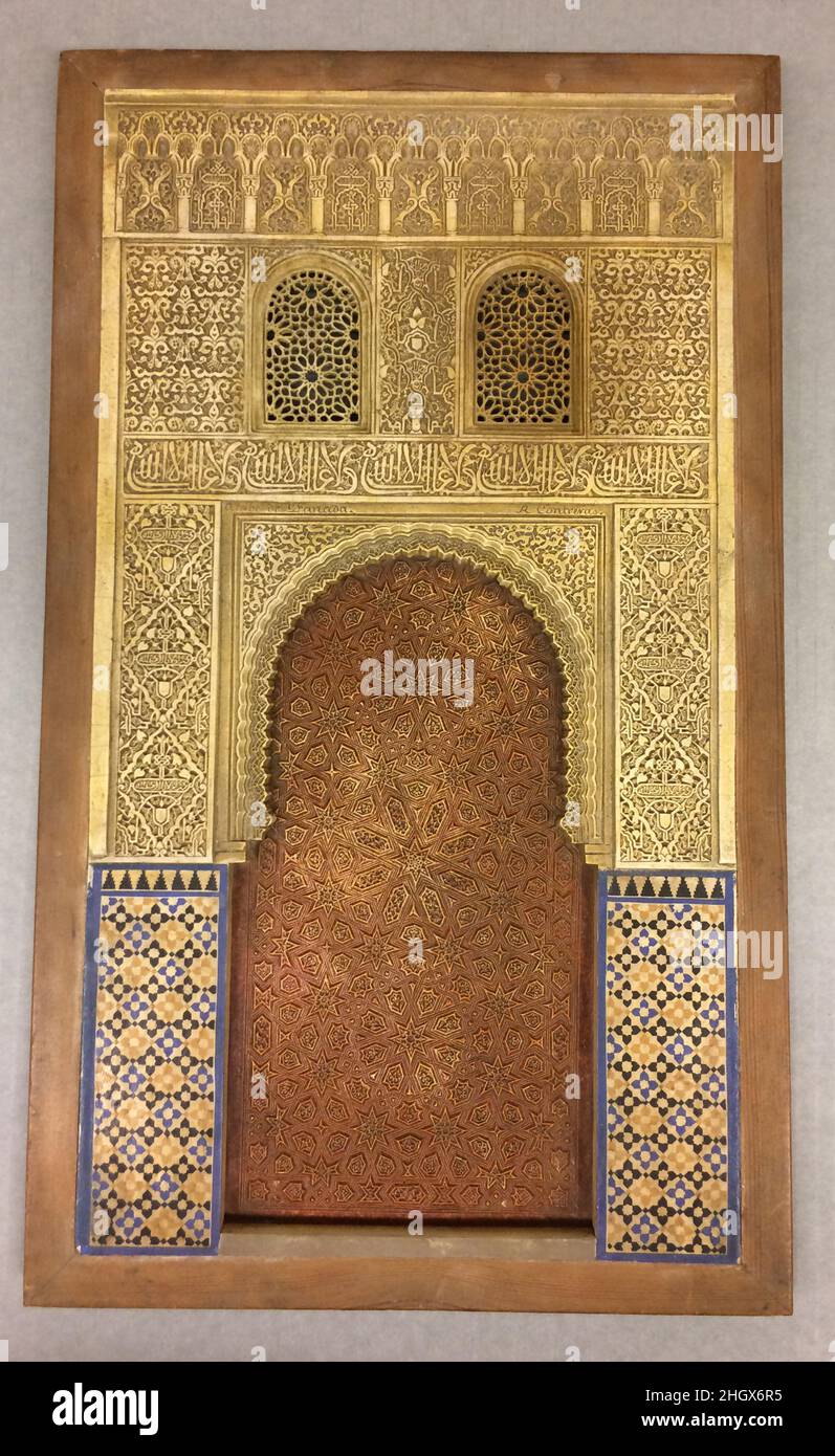 Architectural Model Based on the Alhambra 19th century (?) Rafael ...