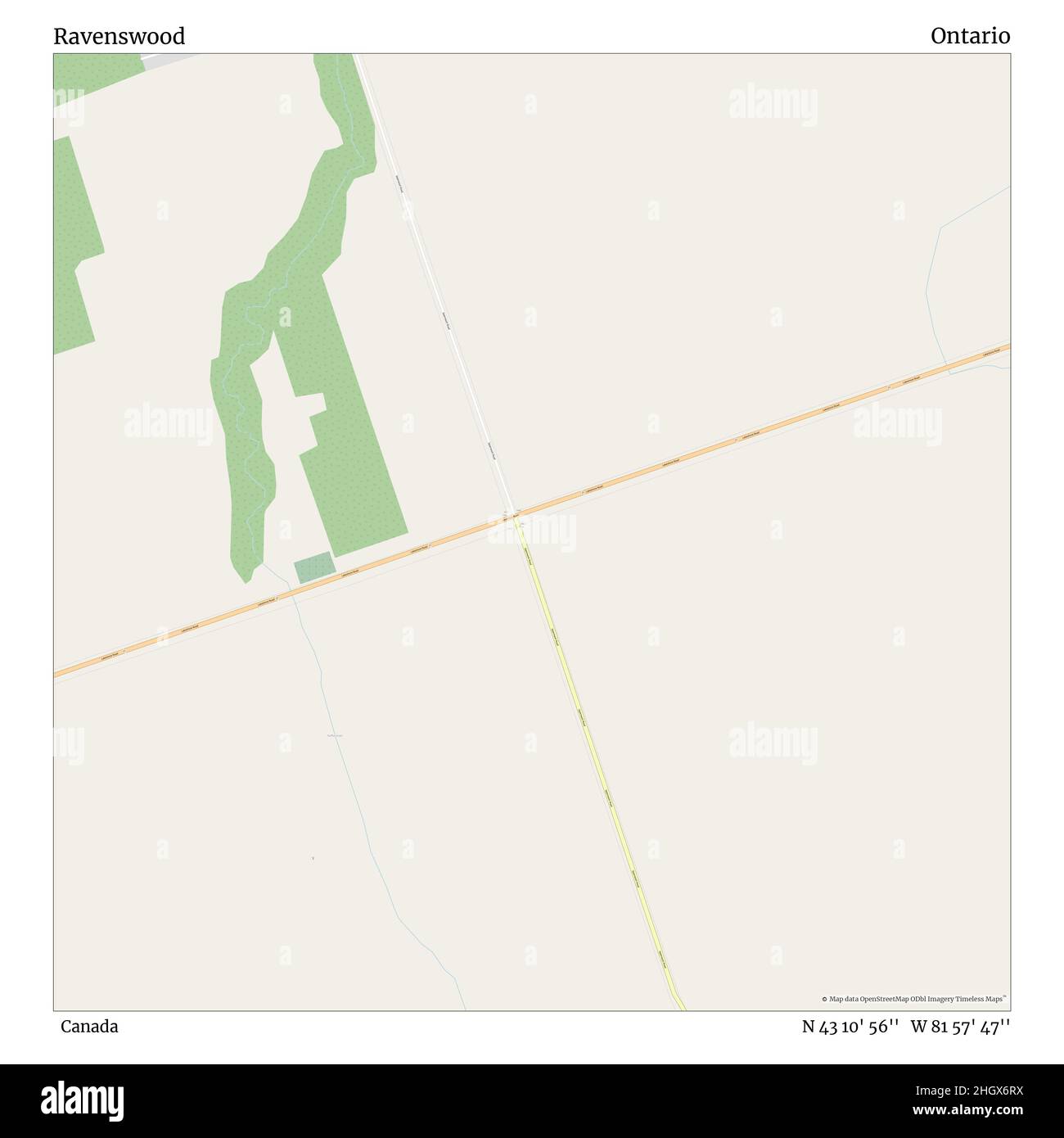 Map of ravenswood Cut Out Stock Images & Pictures - Alamy