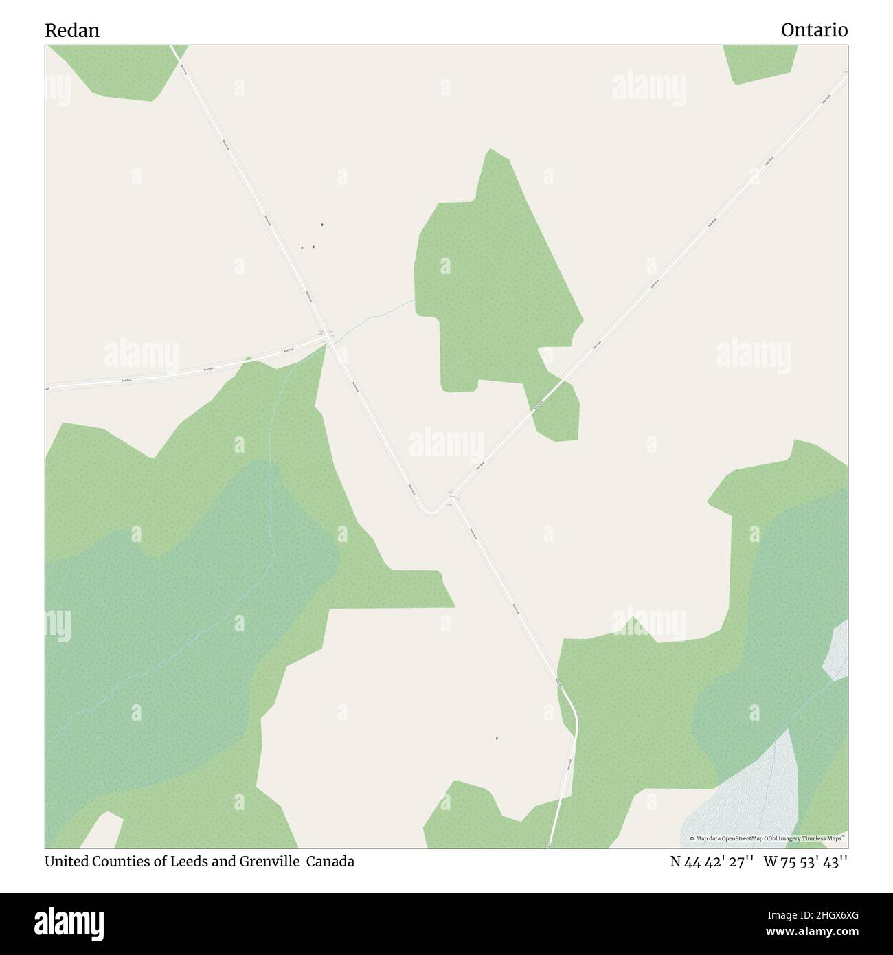 Redan, United Counties of Leeds and Grenville, Canada, Ontario, N 44 42 ...