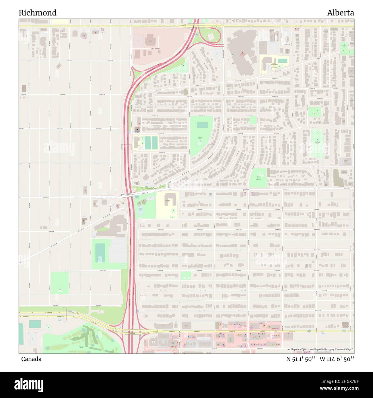 Map of richmond hi-res stock photography and images - Alamy