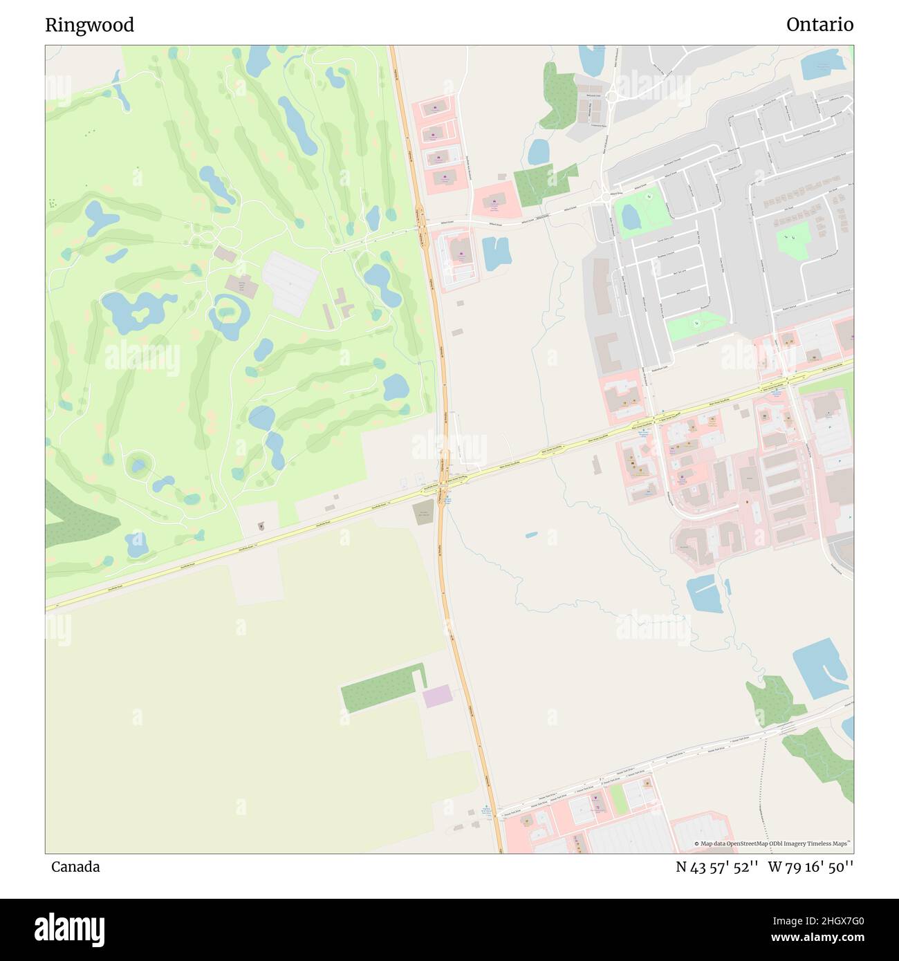 Map of ringwood Cut Out Stock Images & Pictures - Alamy