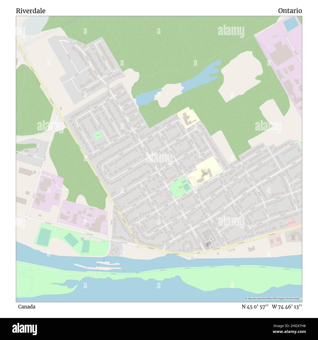 Map of riverdale hi-res stock photography and images - Alamy