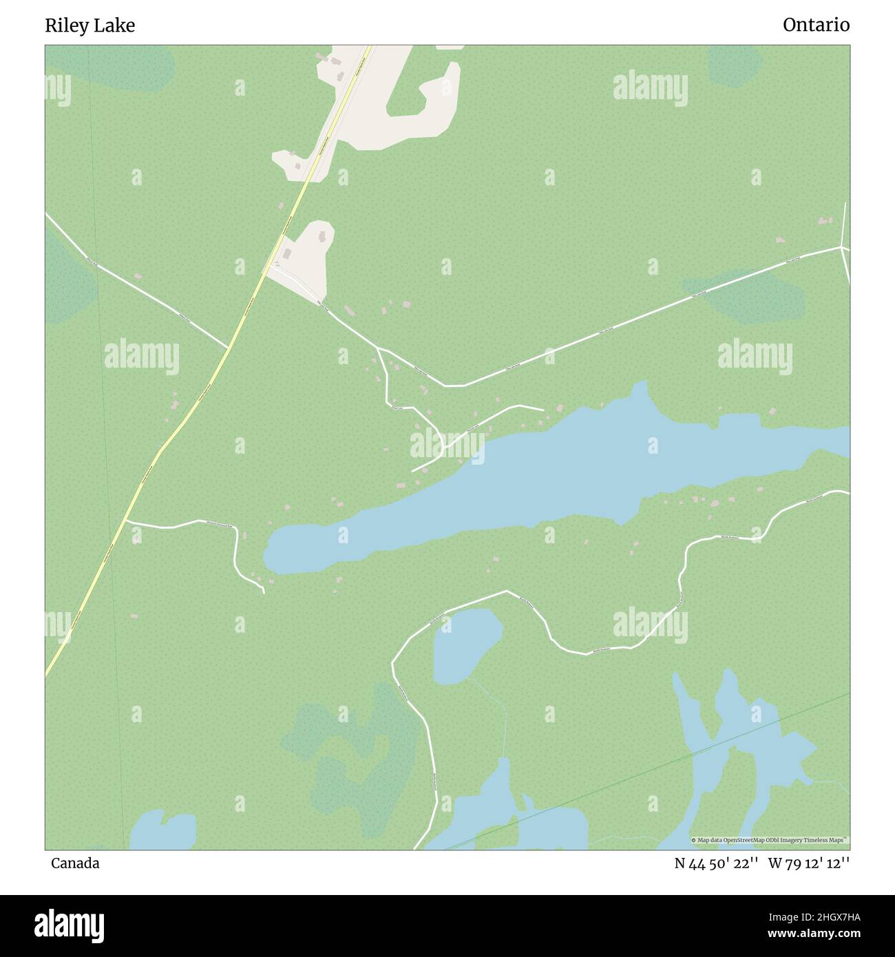 Map of lake ontario ontario hi-res stock photography and images - Alamy