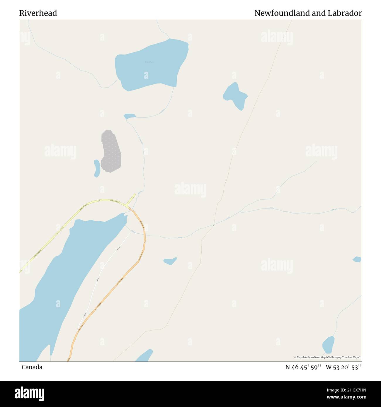 Riverhead, Canada, Newfoundland and Labrador, N 46 45' 59'', W 53 20 ...