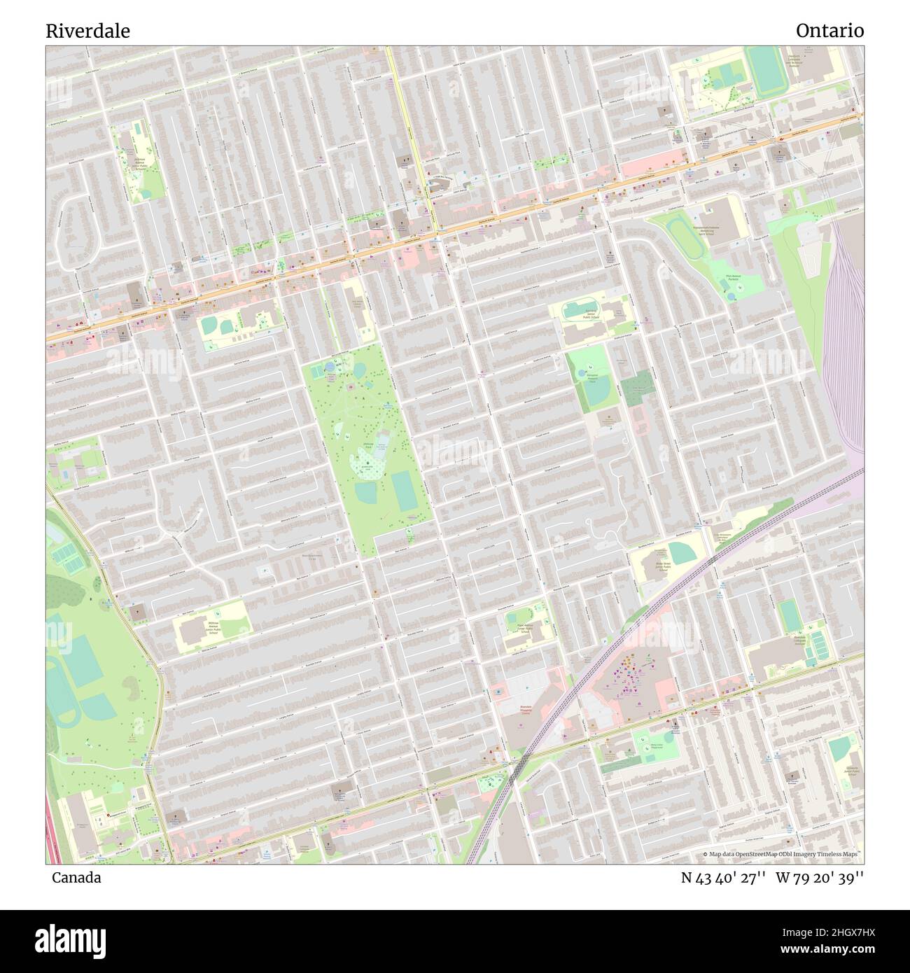Map of riverdale hi-res stock photography and images - Alamy