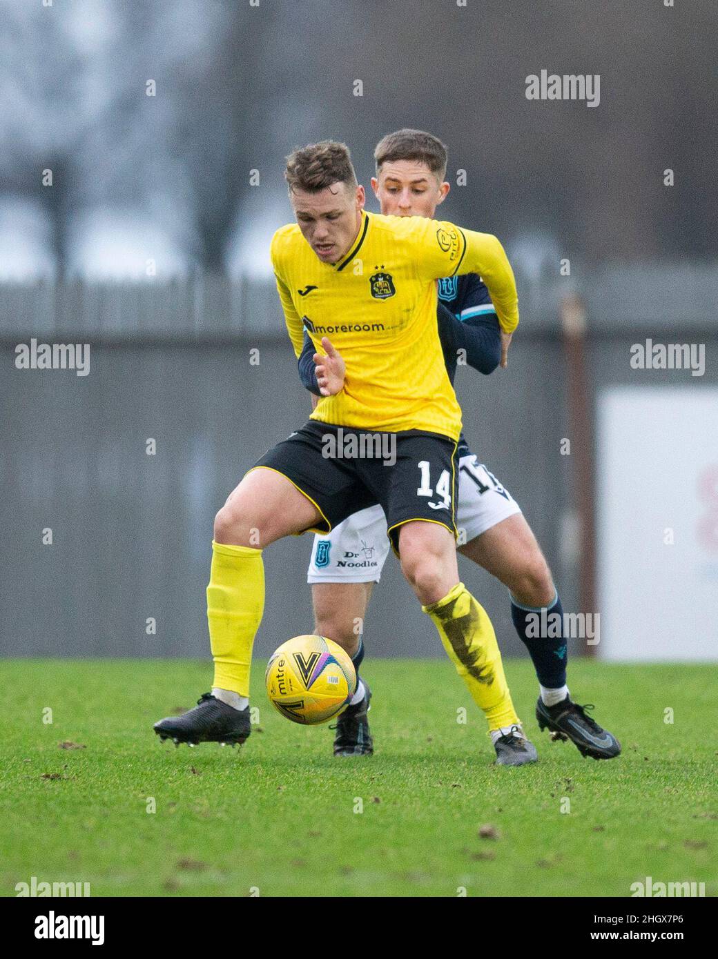 22nd January 2022: C&G Systems Stadium, Dumbarton, Scotland; Scottish ...