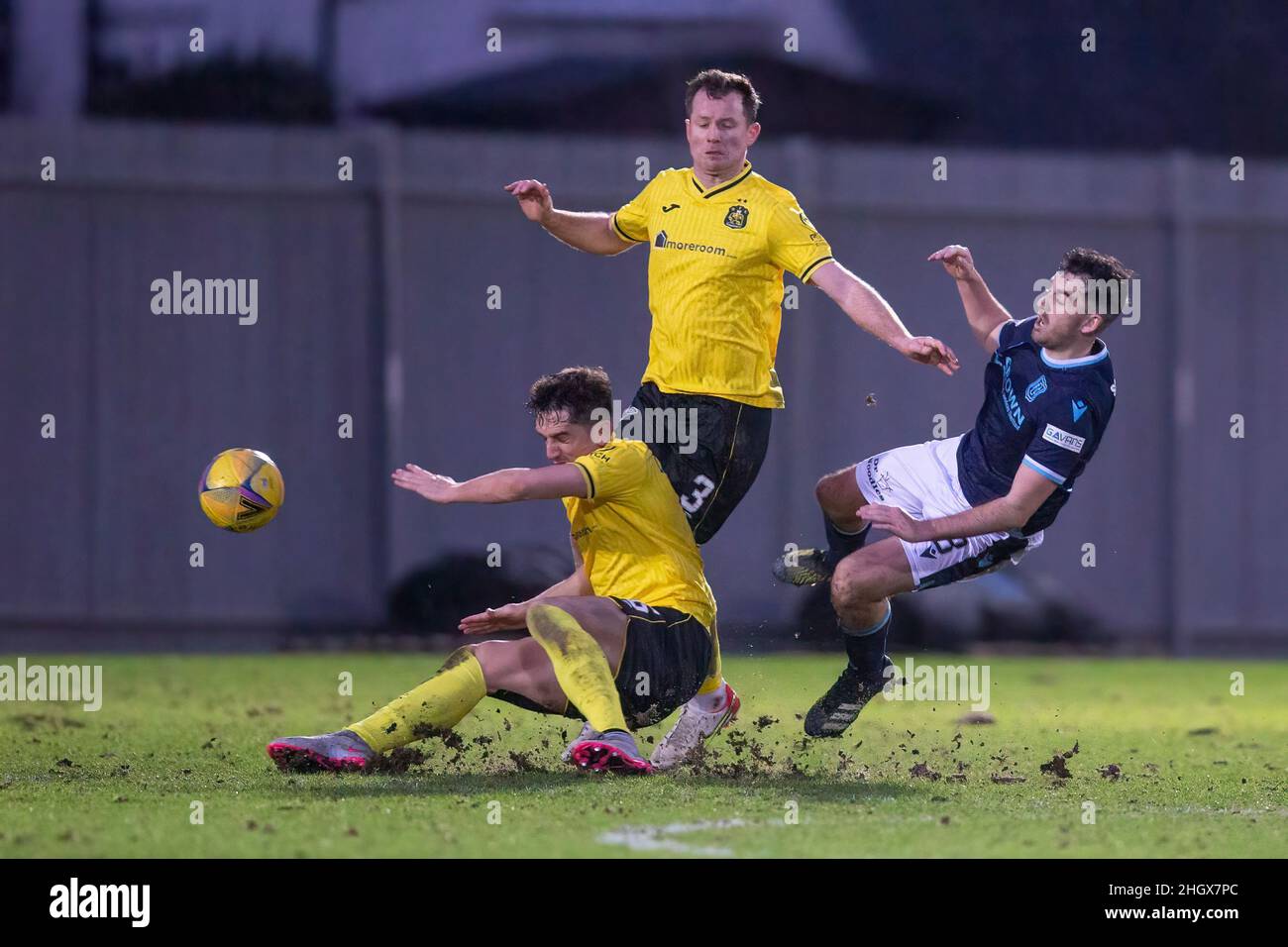 22nd January 2022: C&G Systems Stadium, Dumbarton, Scotland; Scottish ...