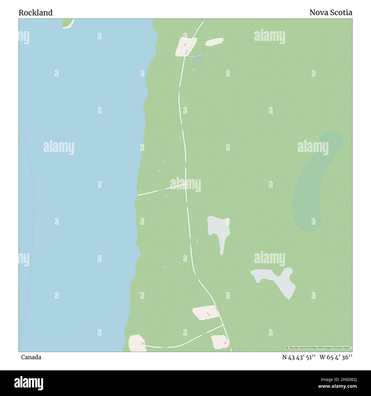 Map of rockland hi-res stock photography and images - Alamy